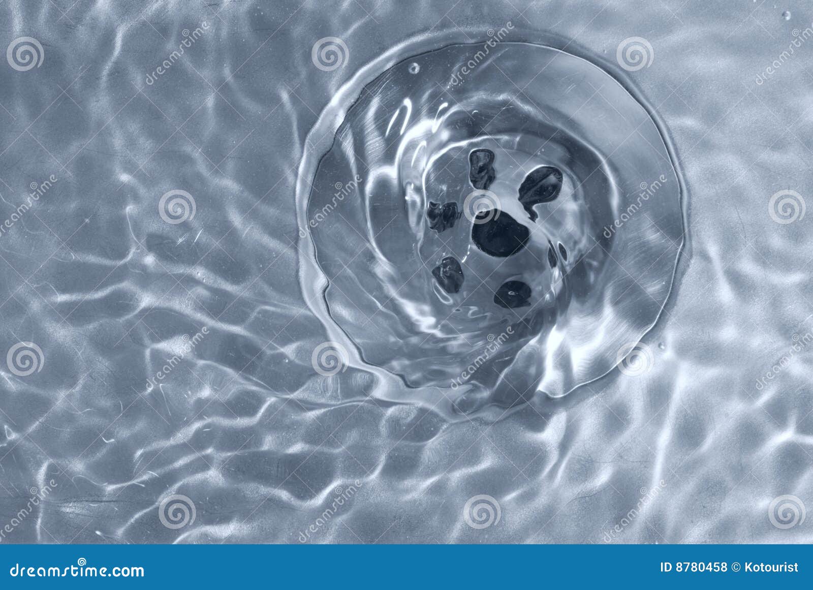 Drain of water stock photo. Image of closeup, kitchen - 8780458