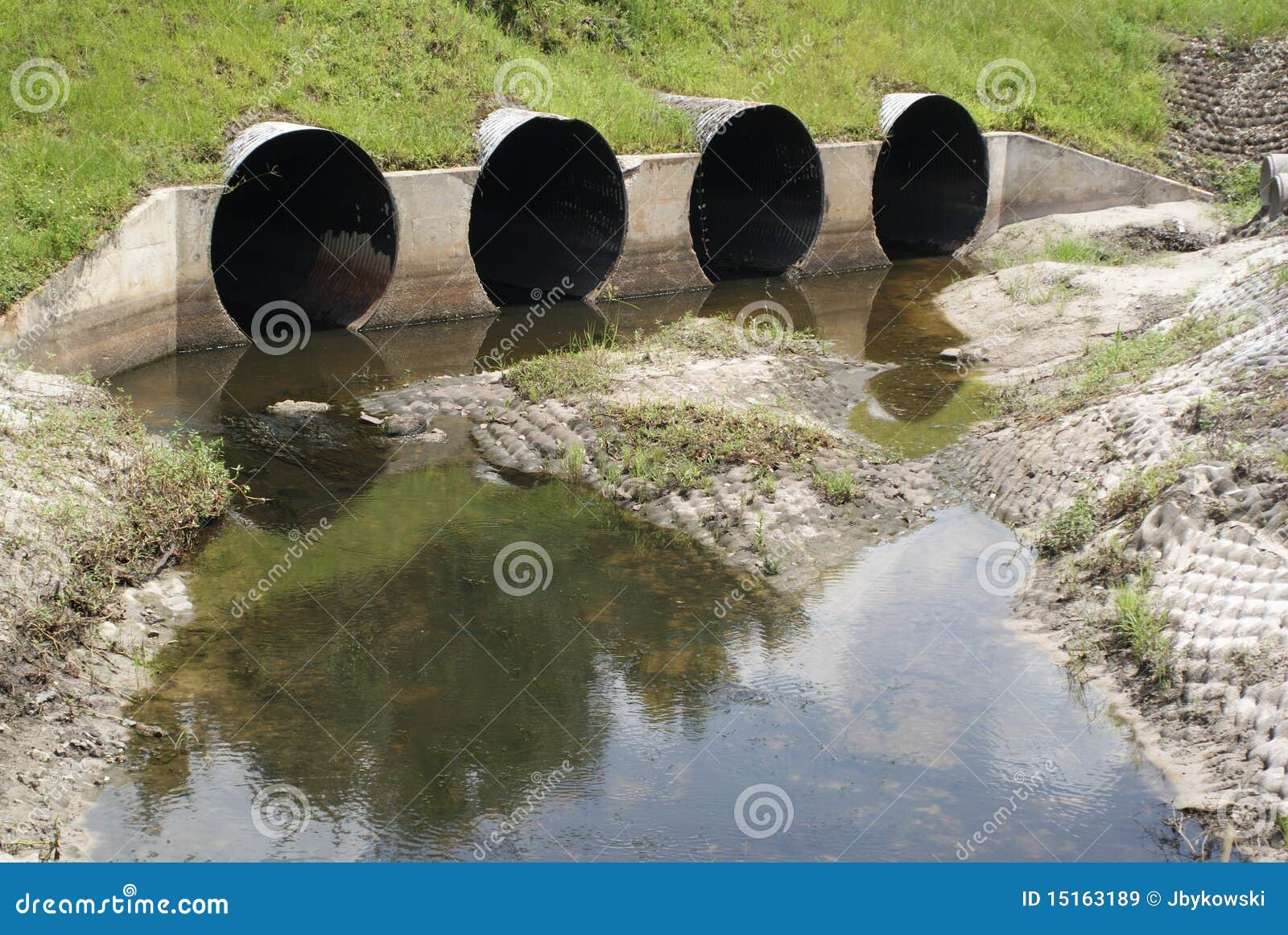 Drainage culvert stock image. Image of culvert, drainage - 15163189