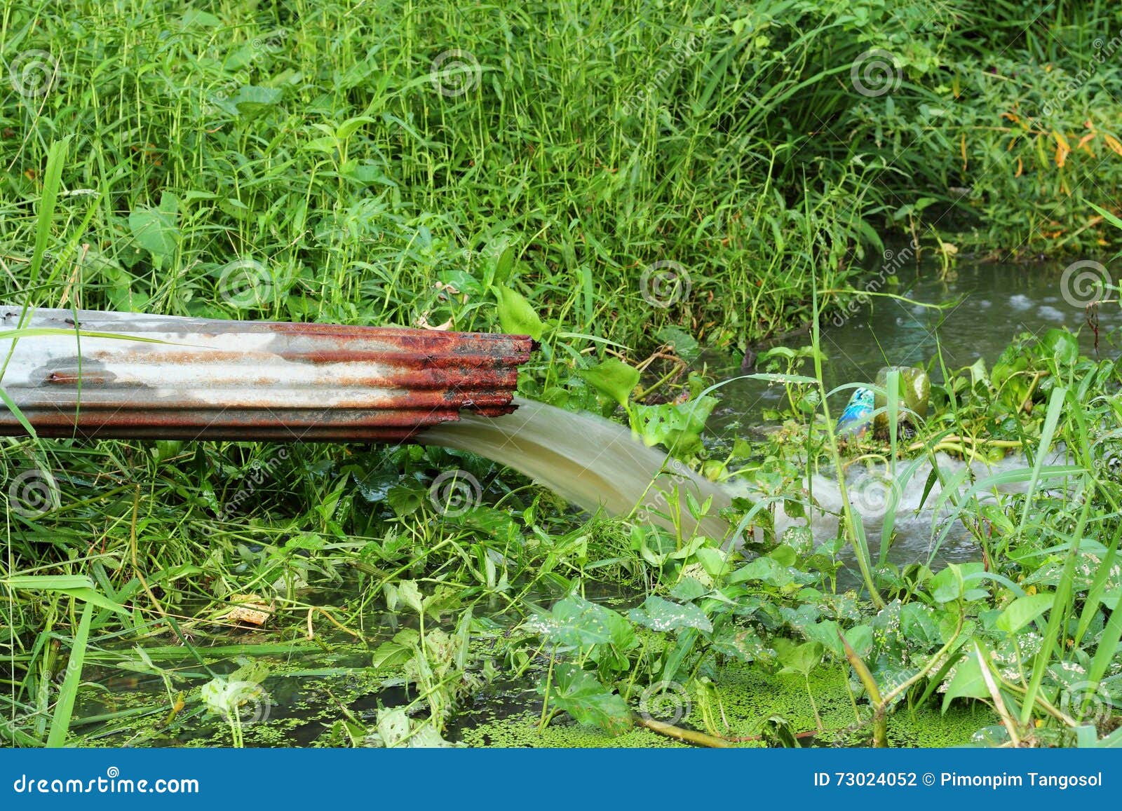 Drainage stock photo. Image of construction, countryside - 73024052