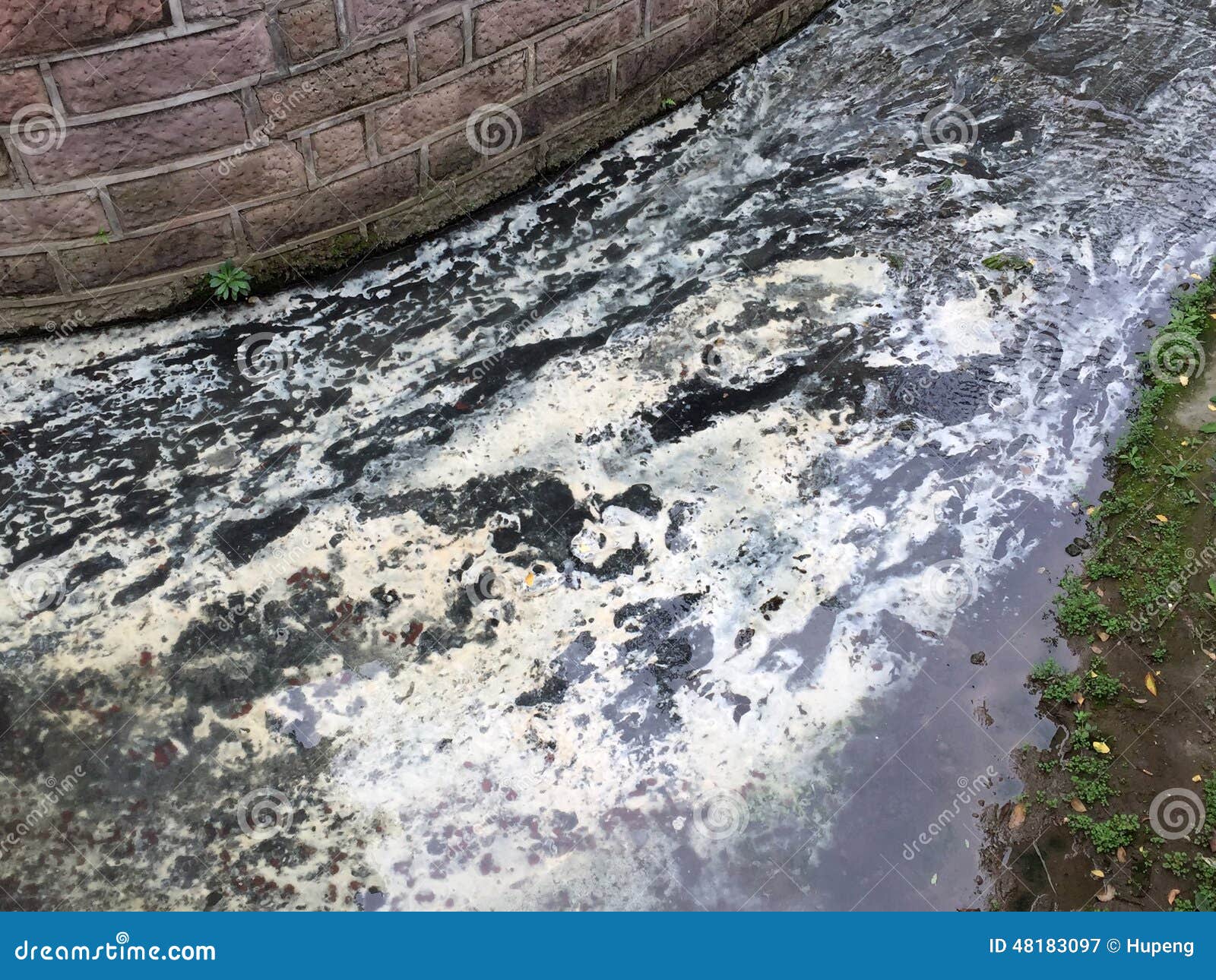 Drainage ditch stock image. Image of dump, ilthiness - 48183097