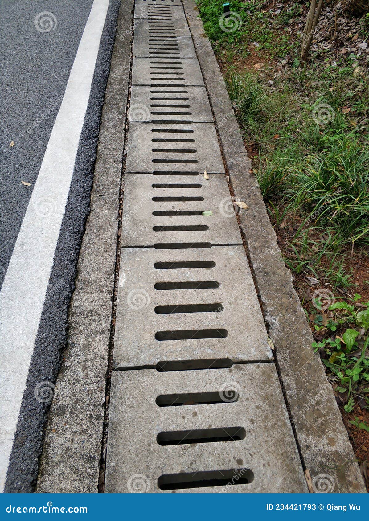 Drainage ditch stock image. Image of ditches, away, kennel - 234421793