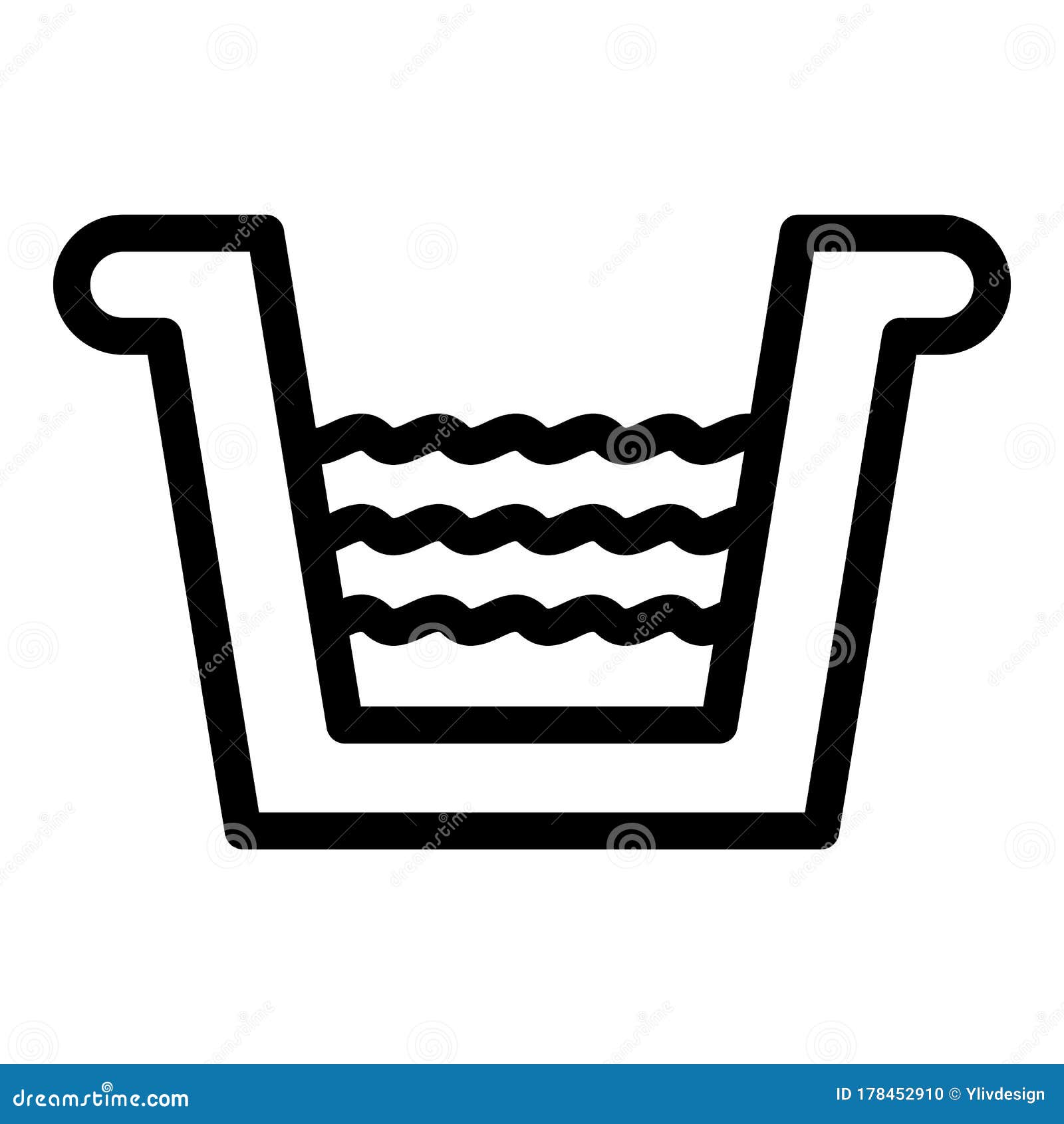 Drainage Gutter Icon Outline Style Stock Vector Illustration Of