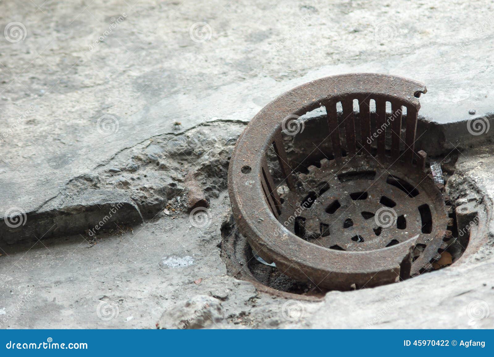 Drainage hole stock photo. Image of drain, equipment - 45970422