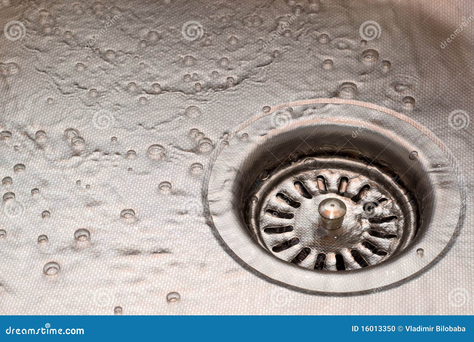 Drainage in the Kitchen Sink Stock Photo - Image of kitchen, sink: 16013350