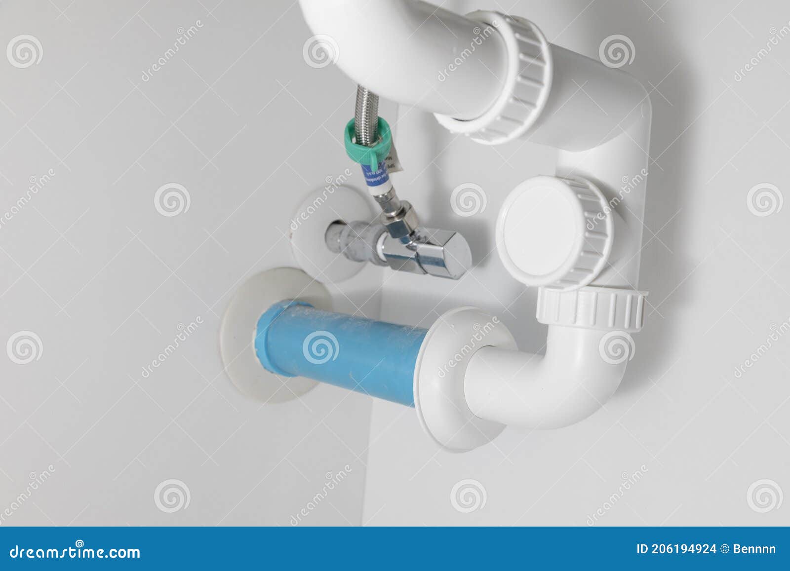 Drainage System Under the Modern Sink Stock Photo - Image of apartment ...