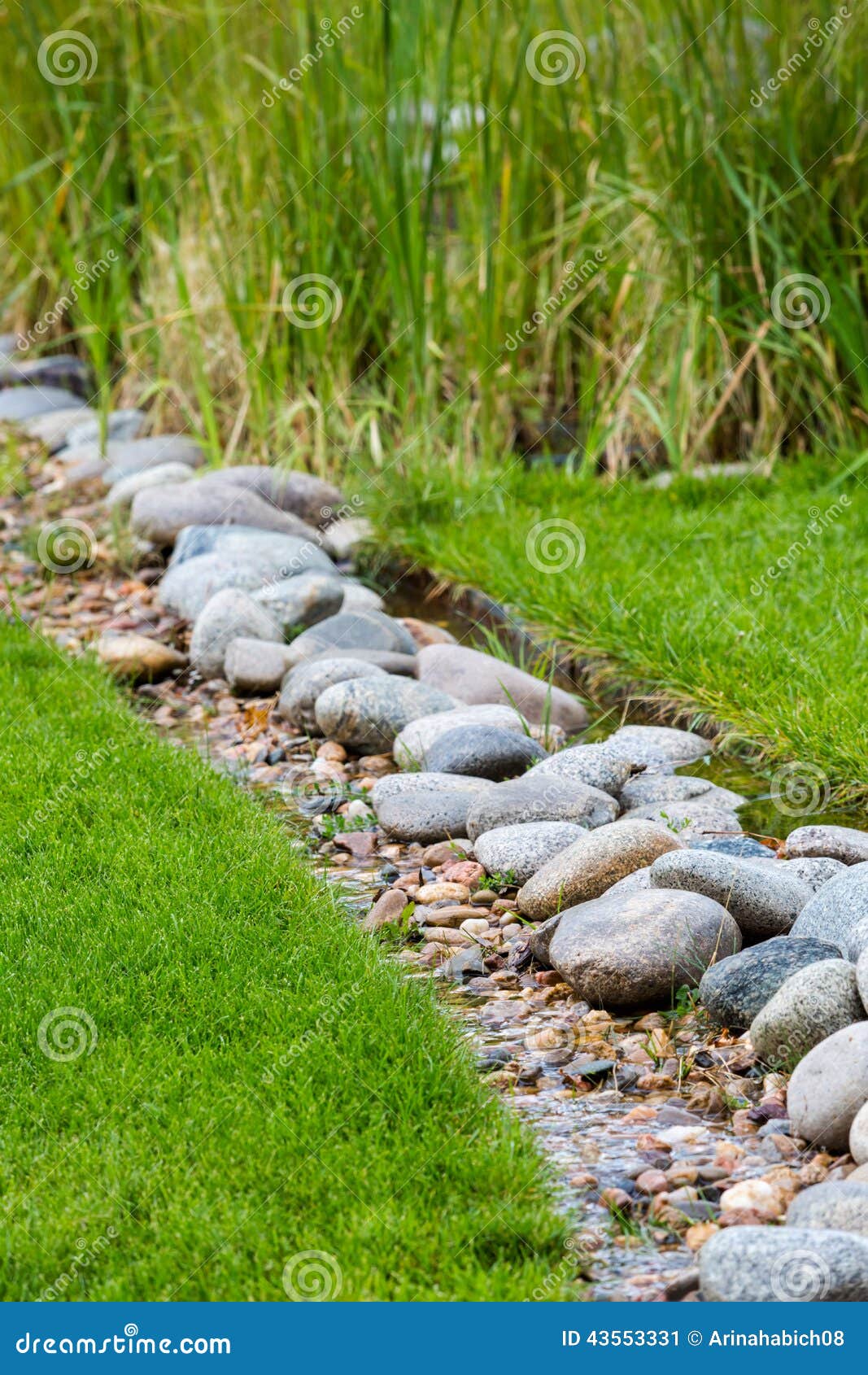 Drainage stock image. Image of annual, ditch, residential - 43553331