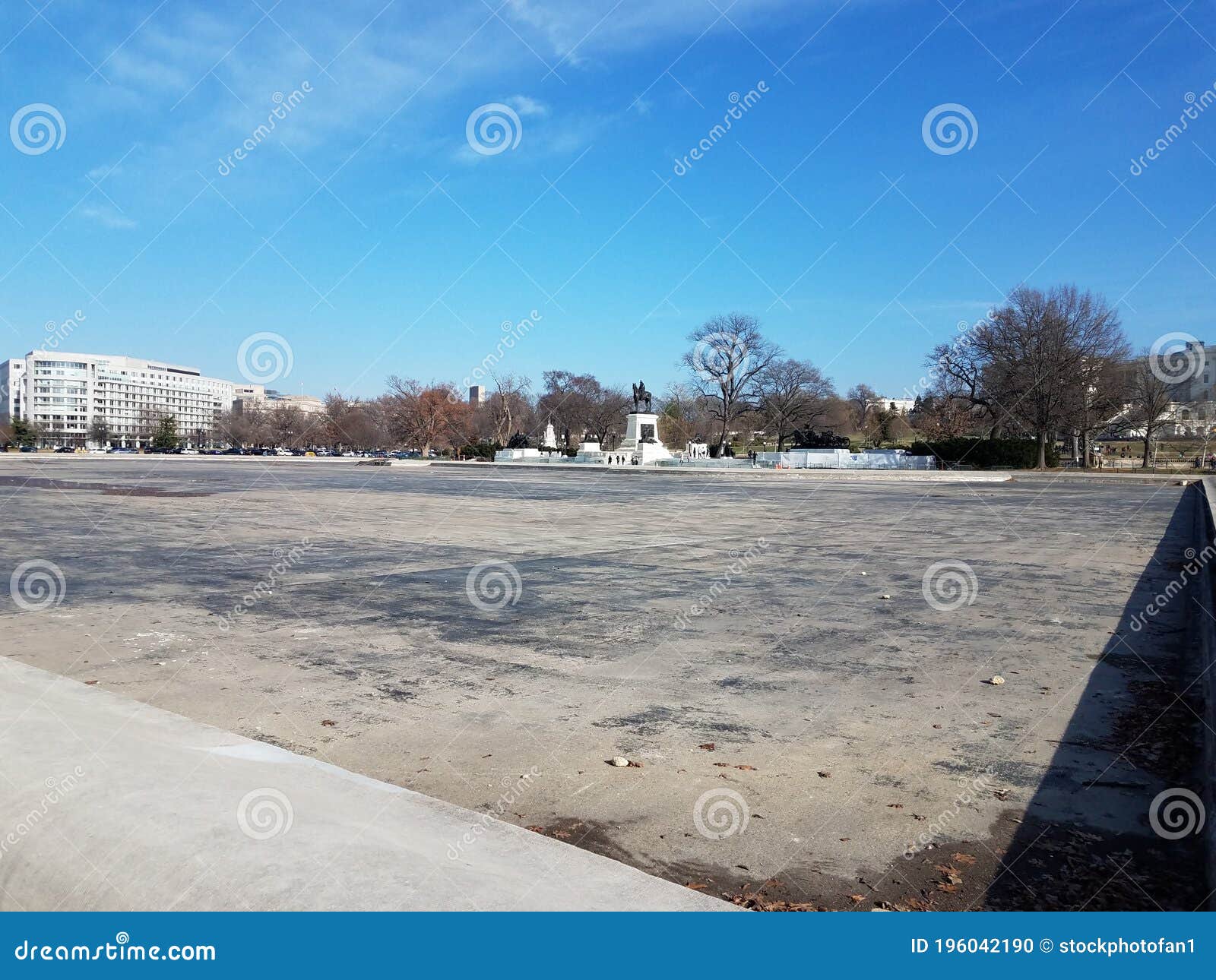 Drained Capitol Reflecting Pool in Washington DC Editorial Image ...