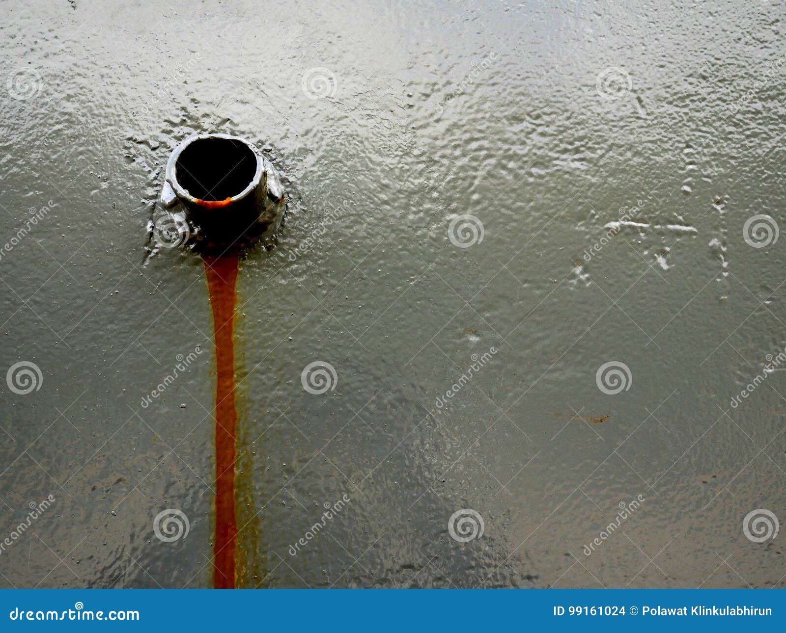 Drained Pipe of the Battle Ship Stock Photo - Image of outside, object ...