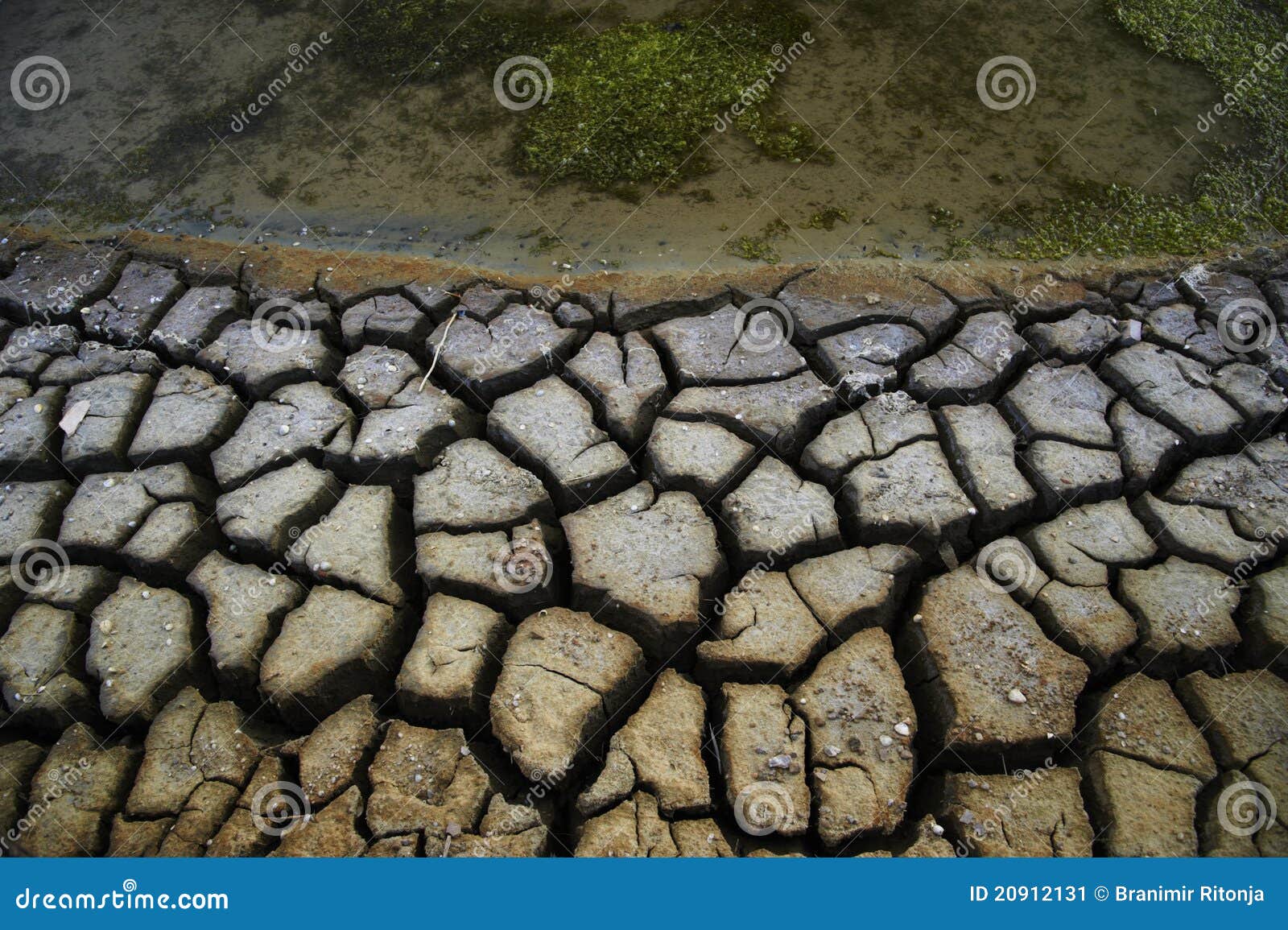 Drained soil stock image. Image of baked, loam, ground - 20912131