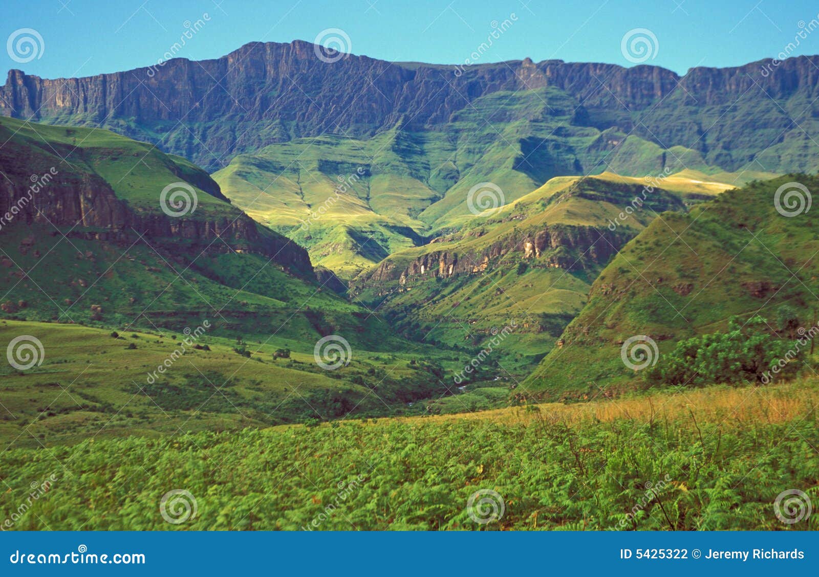 Drakensberg Mountains stock photo. Image of national, mountains - 5425322