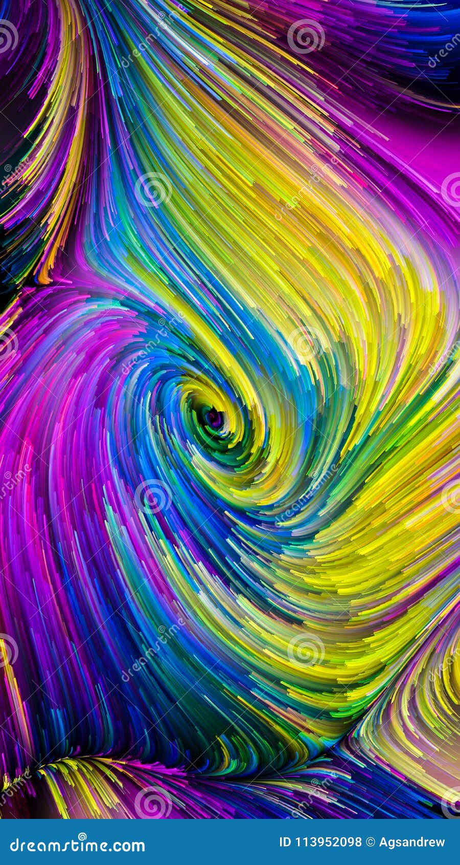 Vision of Digital Paint stock illustration. Illustration of design ...