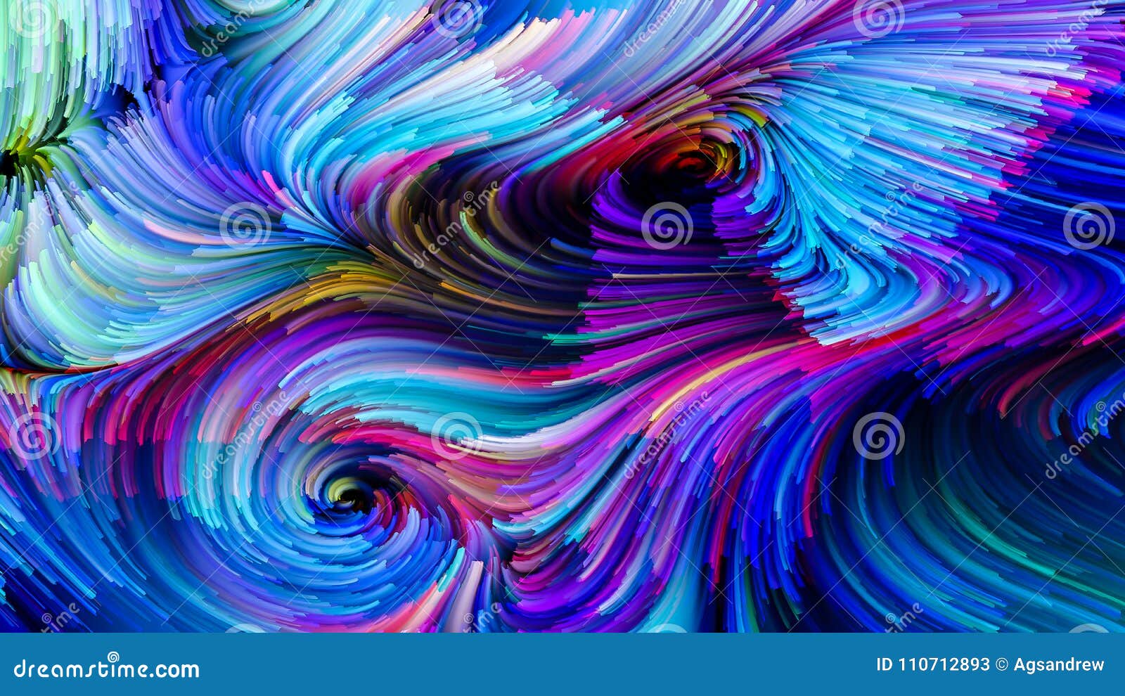 Acceleration of Digital Paint Stock Illustration - Illustration of ...