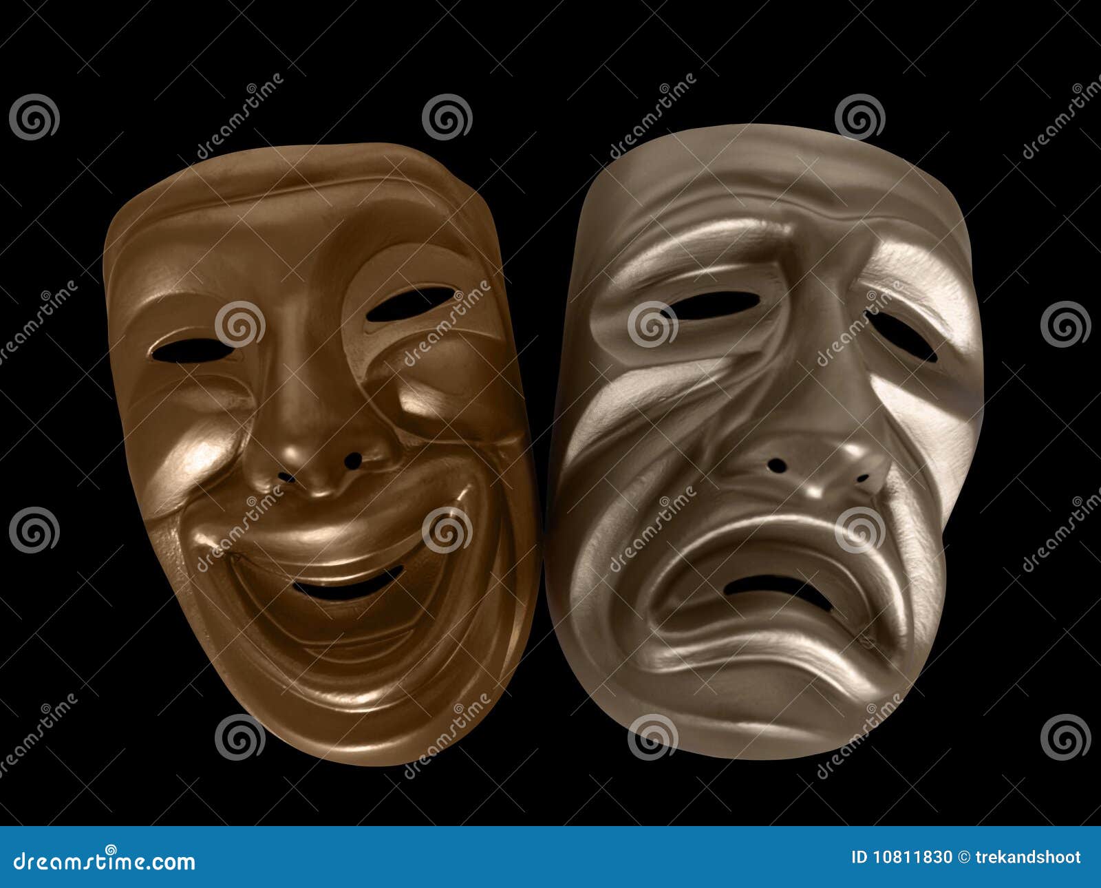 Drama Masks stock photo. Image of halloween, clown, frown - 10811830