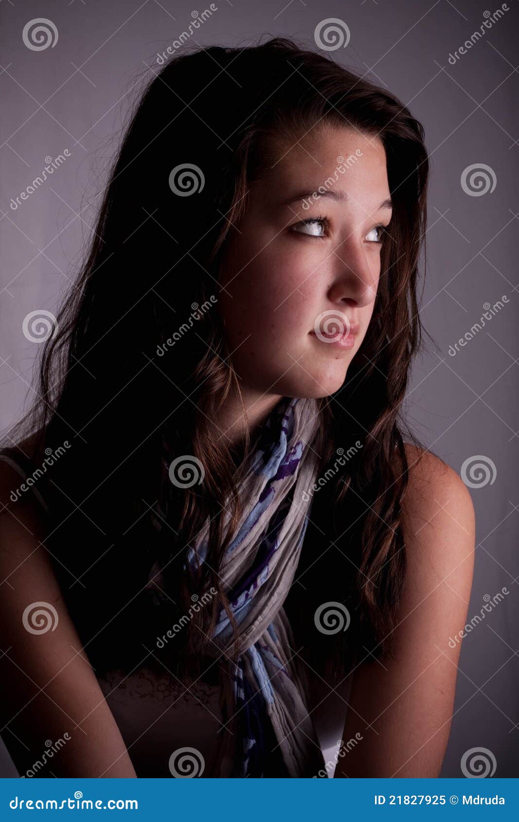 Drama of a Teen stock image. Image of portrait, profile - 21827925