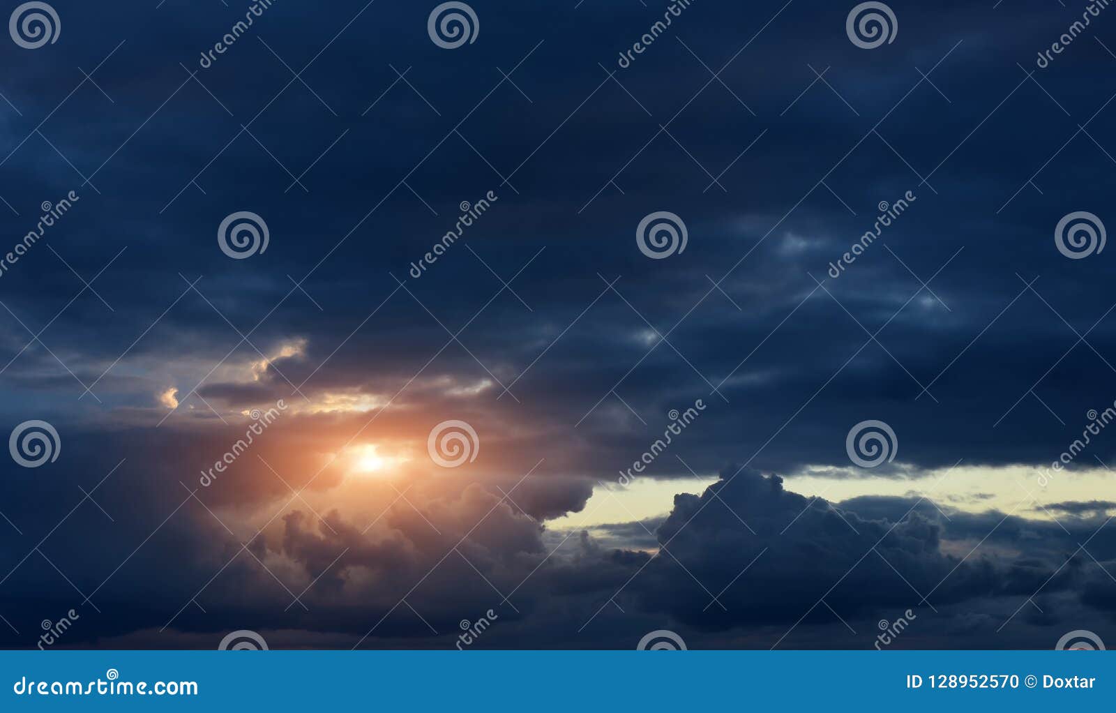 Dramaric Heaven with Sun Light Stock Photo - Image of sunlight ...