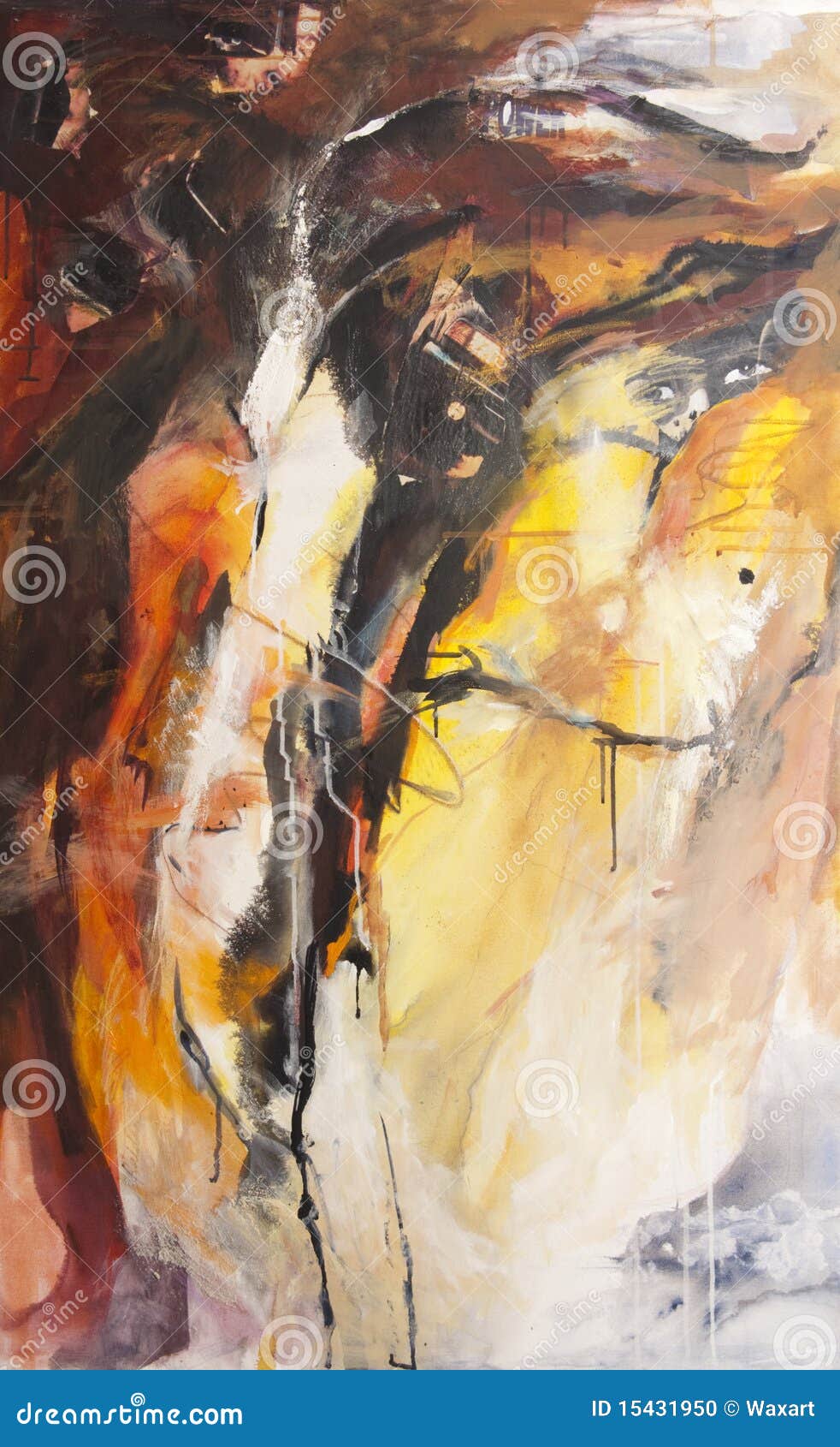 Dramatic Abstract Painted Background Stock Photo - Image of texture ...