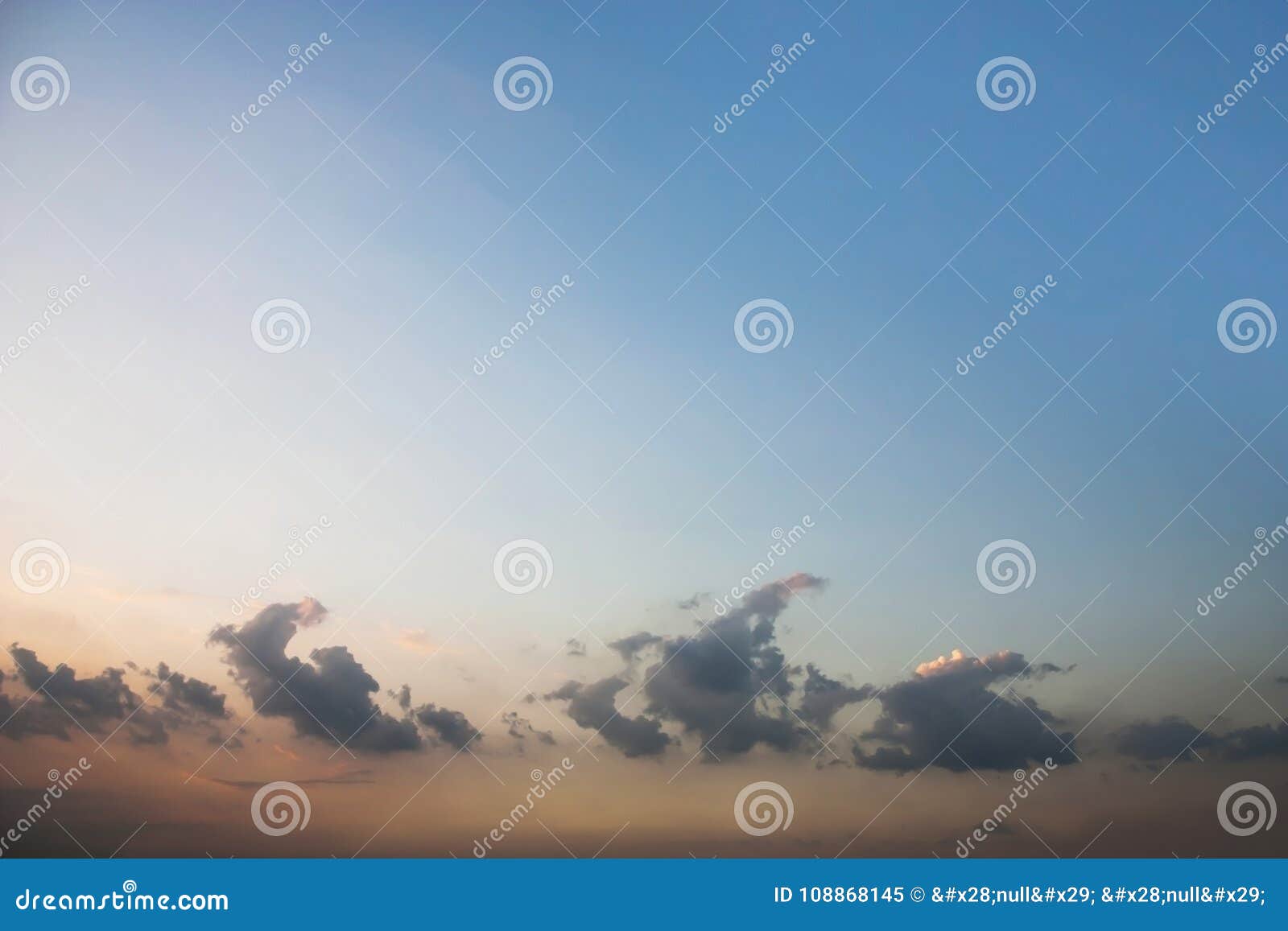 Dramatic Atmosphere Panorama View of Beautiful Twilight Sky. Stock ...