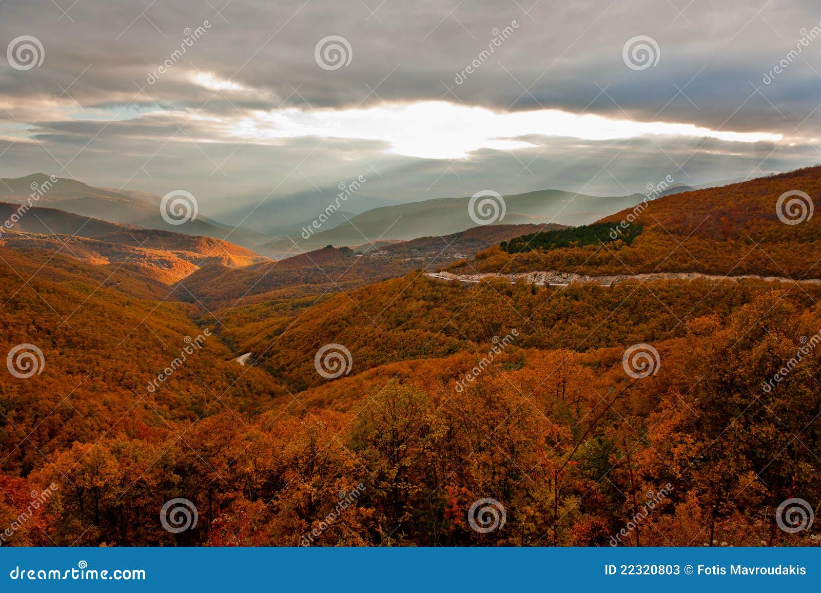 Dramatic autumn sky stock image. Image of clouds, hike - 22320803