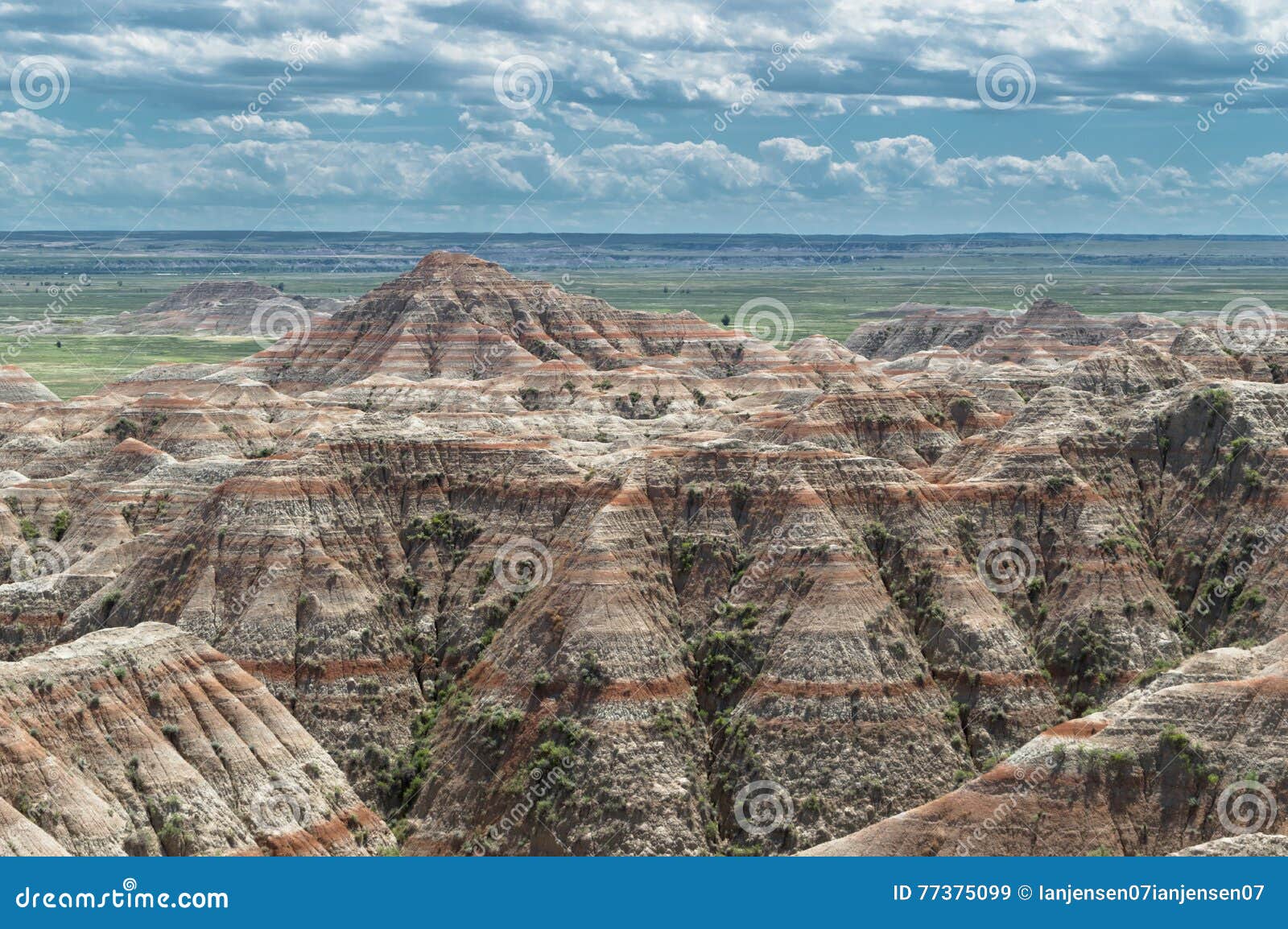 Dramatic Badlands stock image. Image of american, monument - 77375099