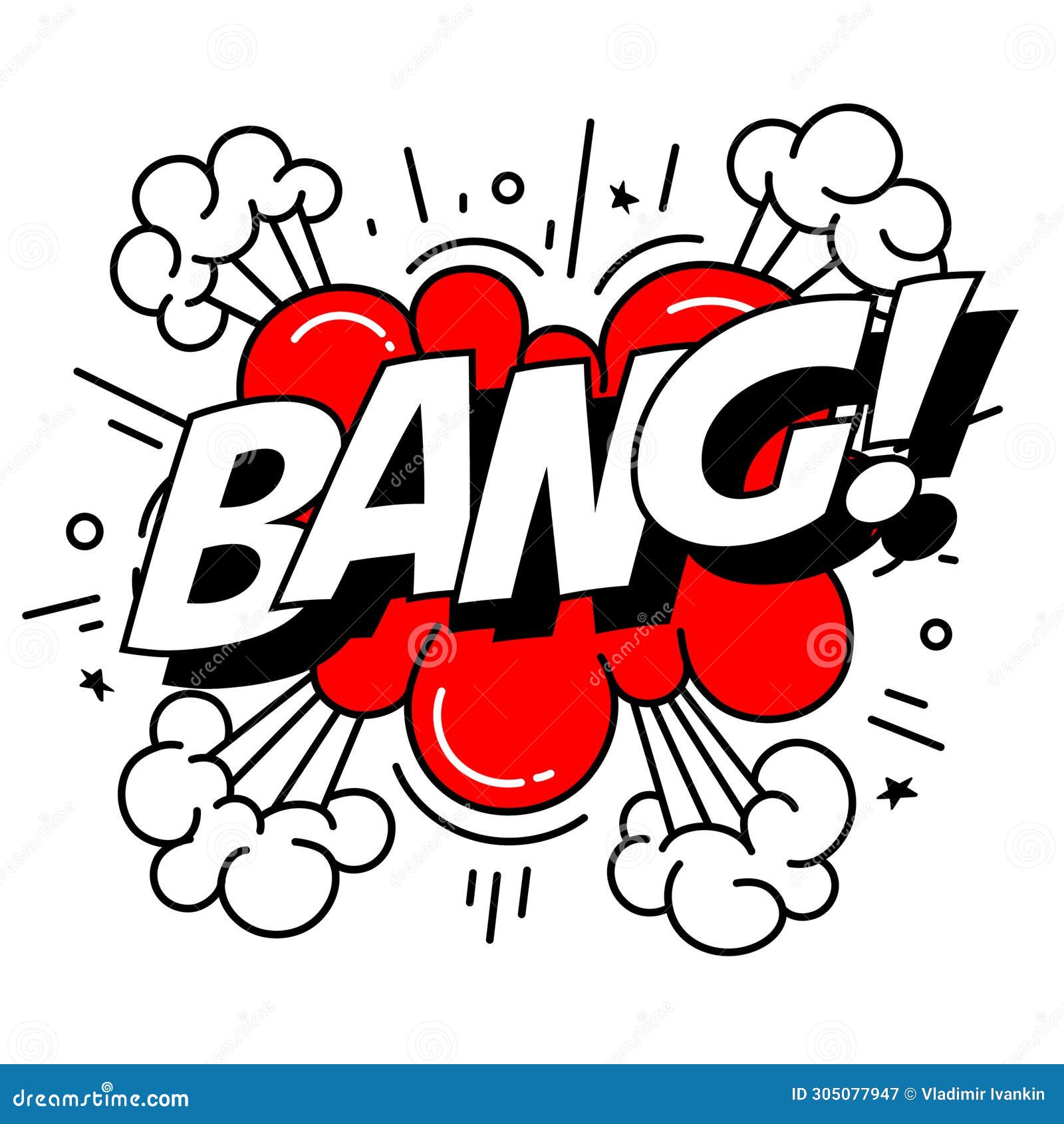 Dramatic BANG Comic Text Effect Stock Vector - Illustration of ...