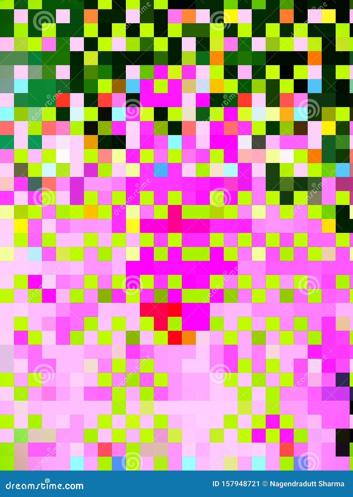 Dramatic Beautiful Pattern of Small Squares Stock Illustration ...
