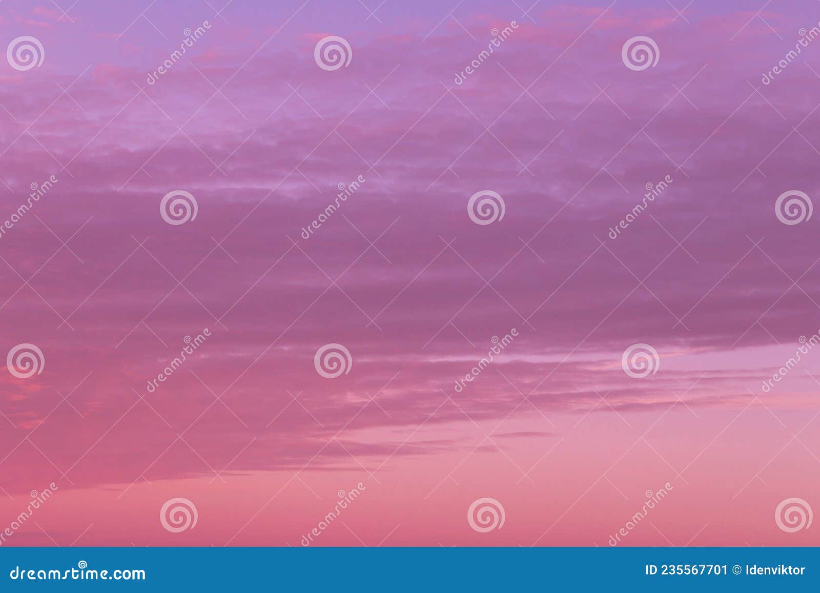 Dramatic Beautiful Sunrise, Sunset Pink Violet Sky with Clouds ...