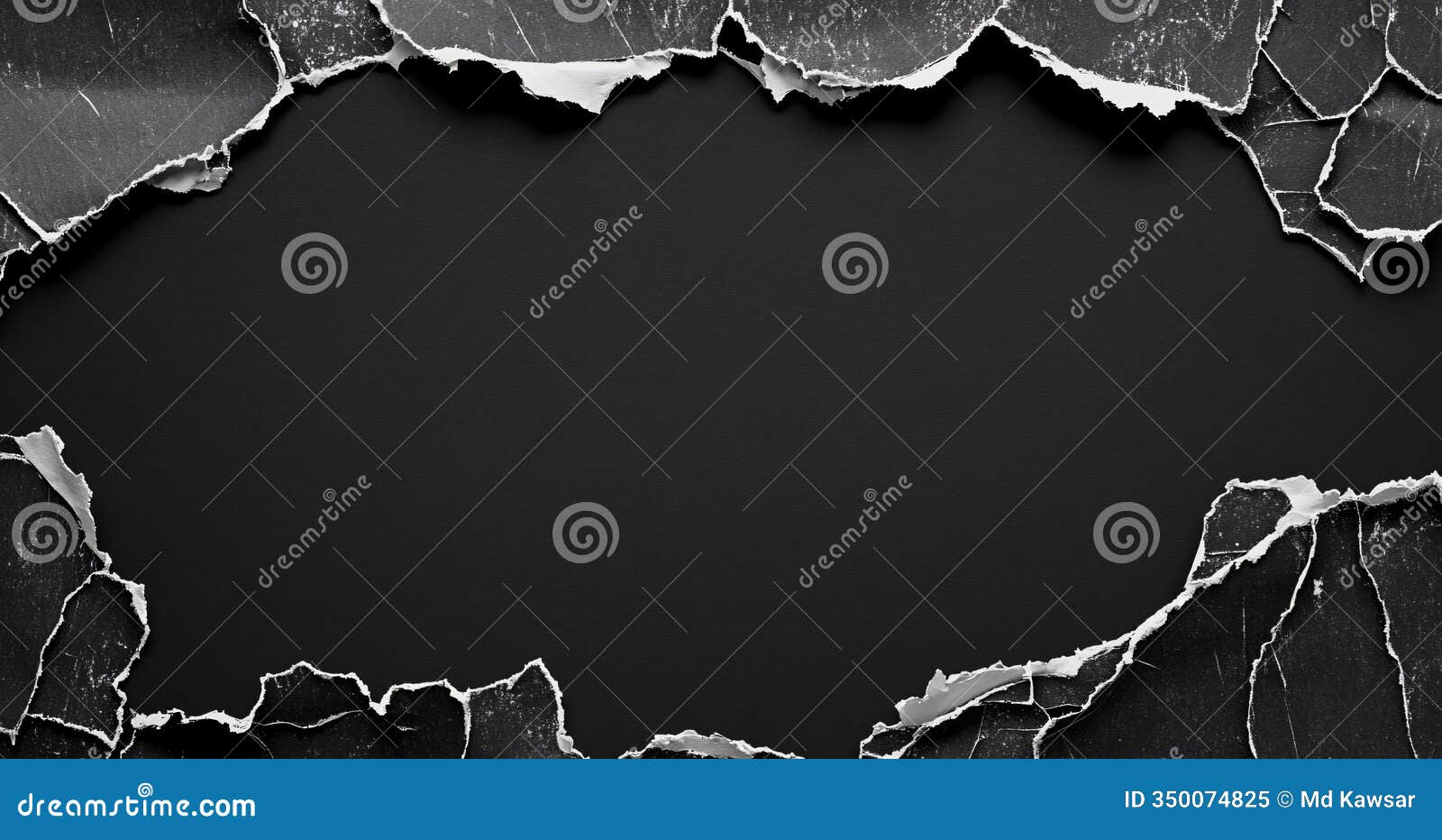 Dramatic Black Ripped Paper Frame Background High Quality Image Stock ...