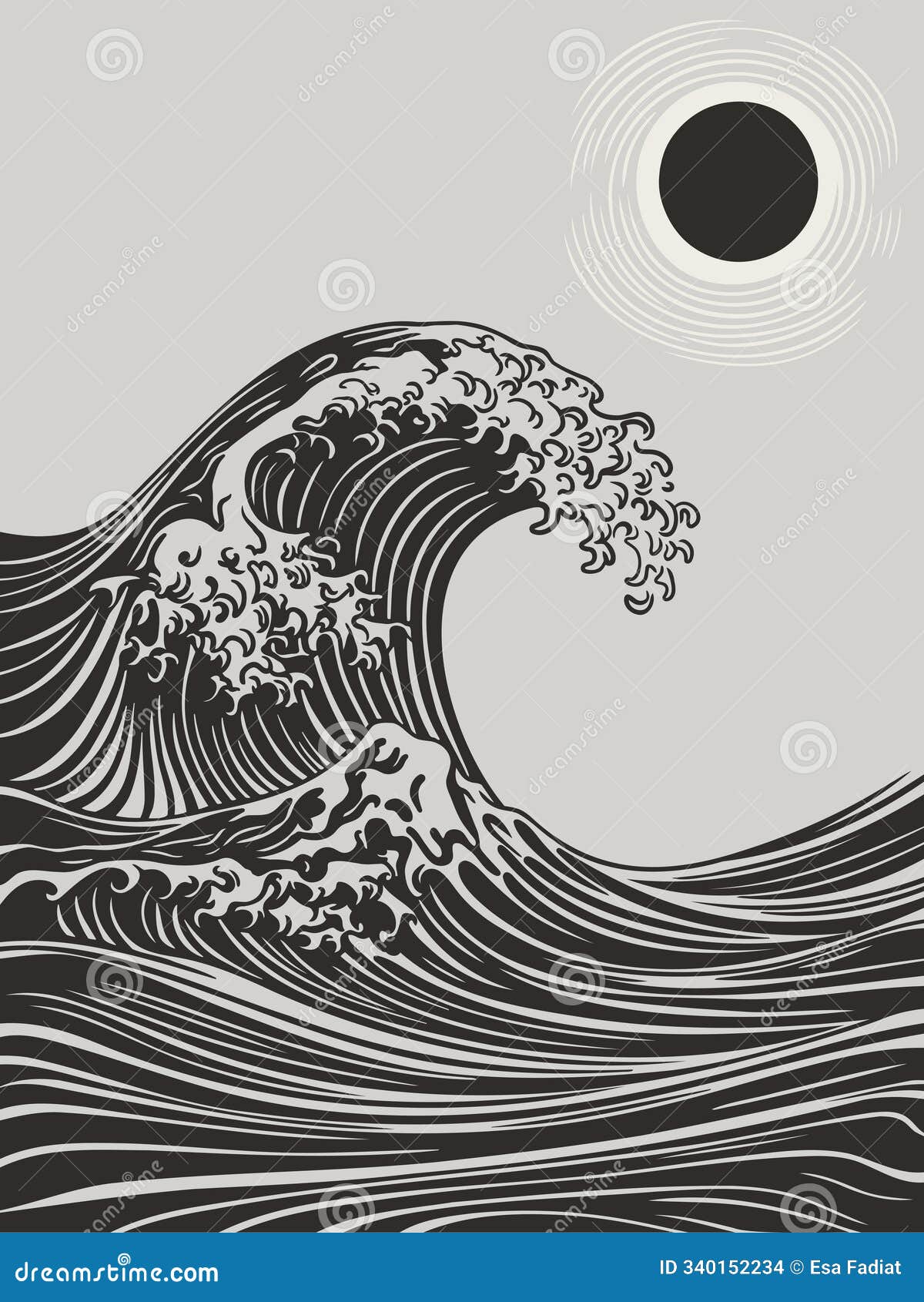 A Dramatic Black And White Line Drawing Of Two Hands Intertwined In A ...