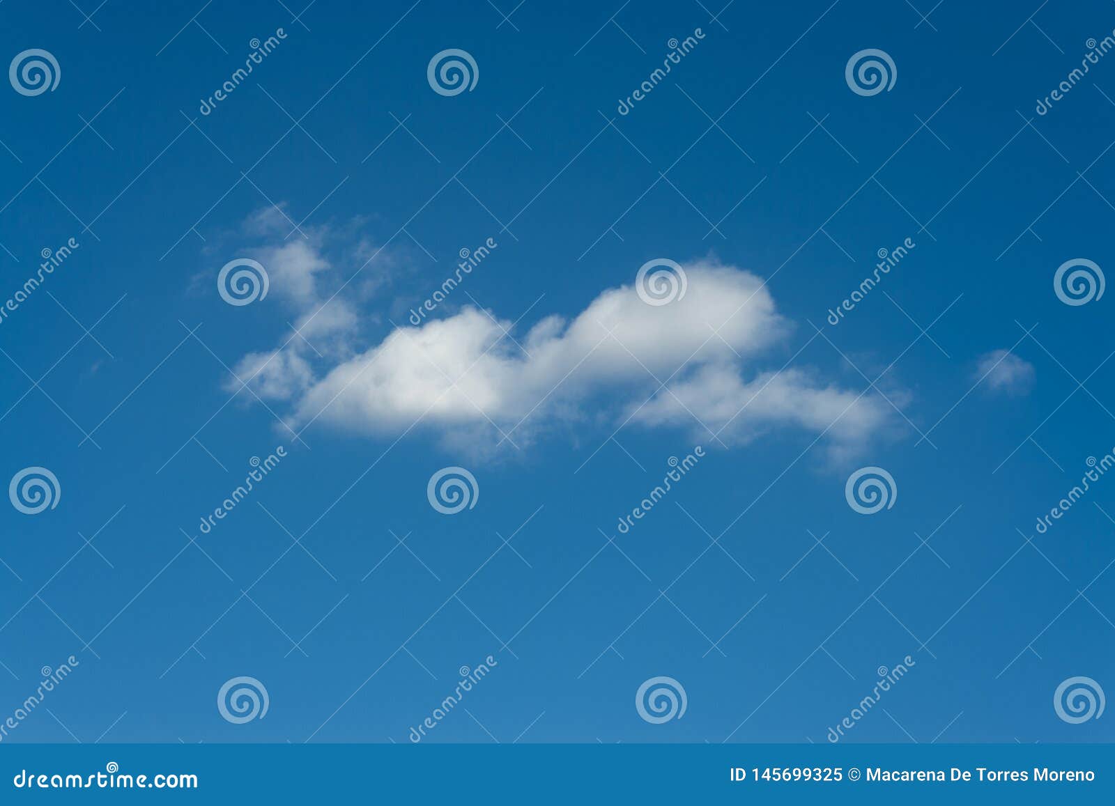 Dramatic Blue Sky with White Clouds Stock Image - Image of nature ...