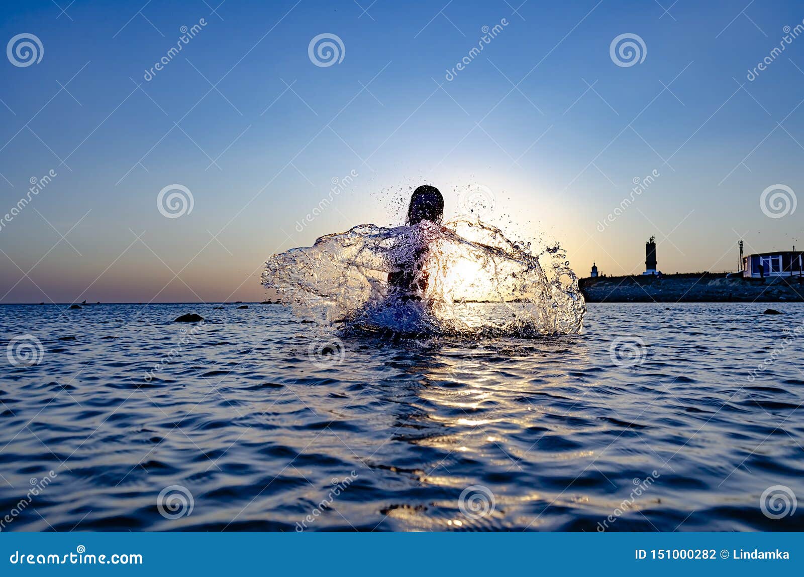 Dramatic Blurred Sunset Landscape Background Stock Photo - Image of ...