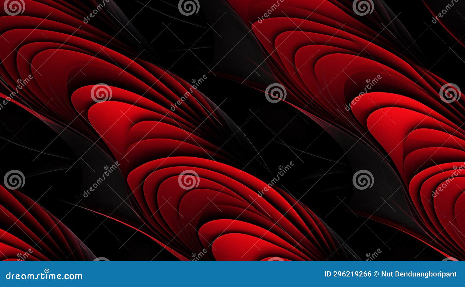 Dramatic and Bold Ruby Red and Black Abstract Pattern Stock ...
