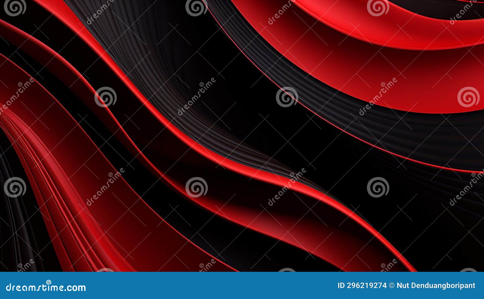 Dramatic and Bold Ruby Red and Black Abstract Pattern Stock ...