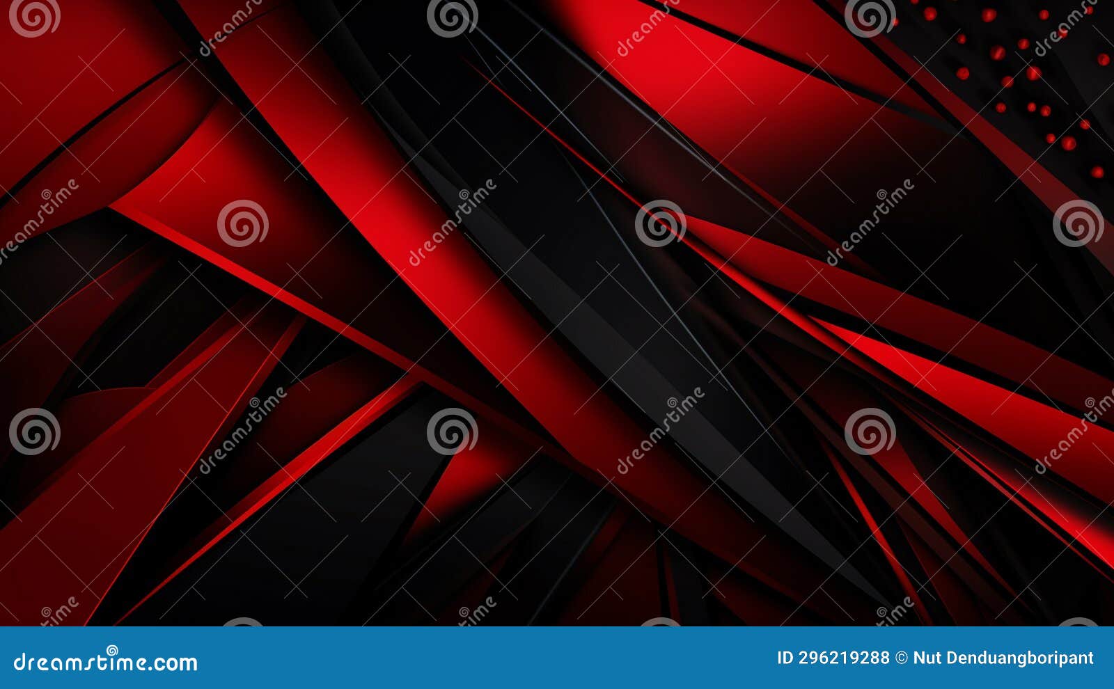 Dramatic and Bold Ruby Red and Black Abstract Pattern Stock ...