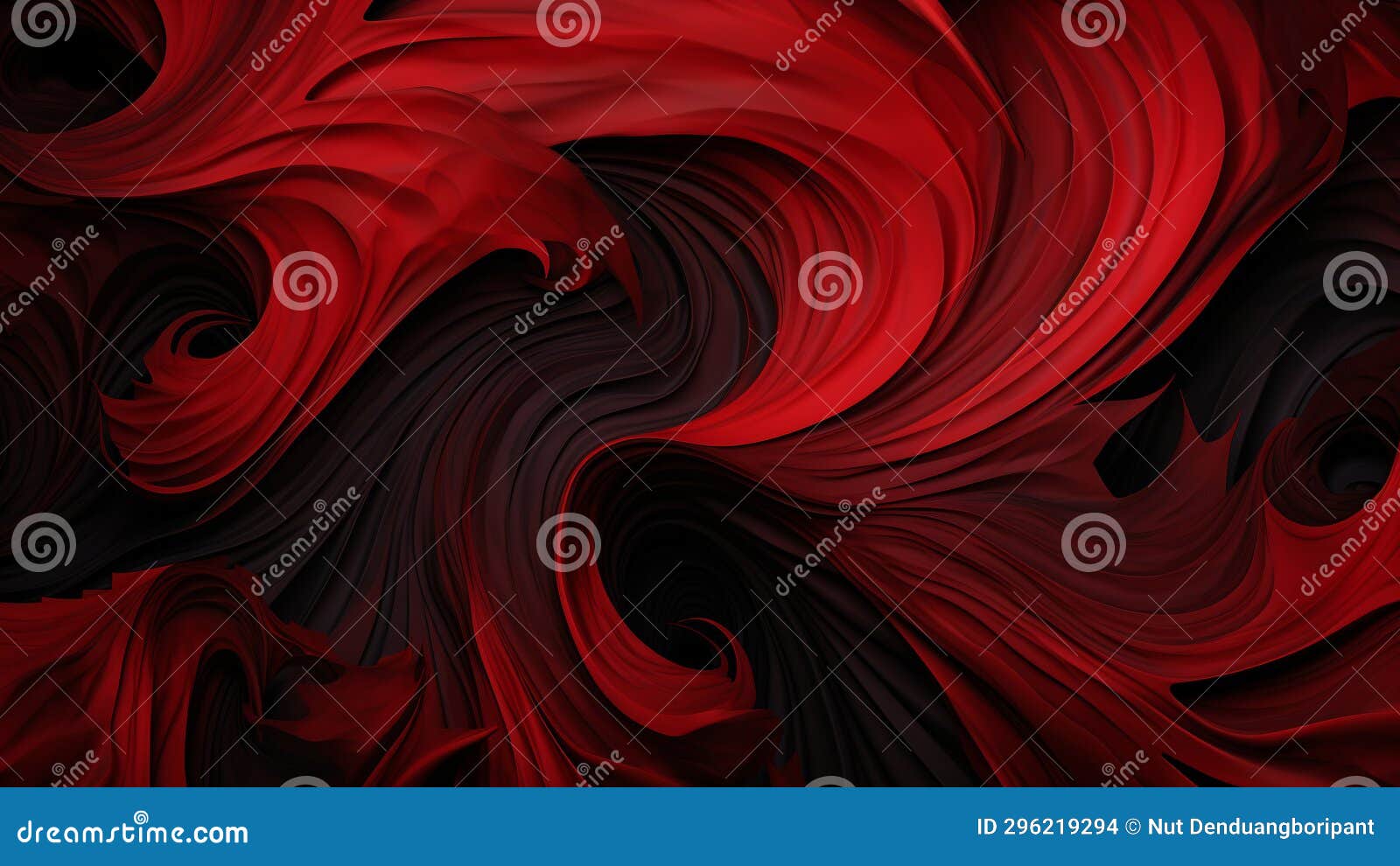Dramatic and Bold Ruby Red and Black Abstract Pattern Stock ...