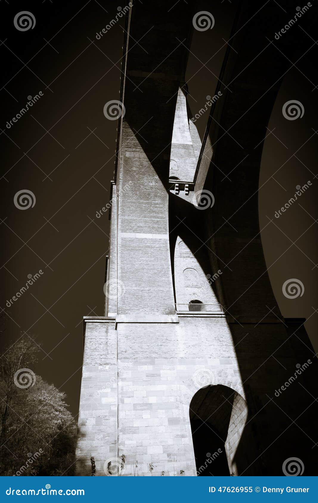 Dramatic bridge stock image. Image of infrastructure - 47626955