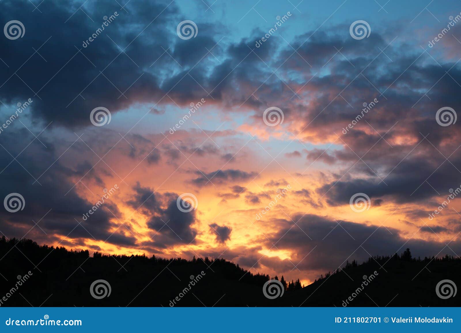 Dramatic Bright Sunset, Backgrounds Stock Image - Image of outdoor ...