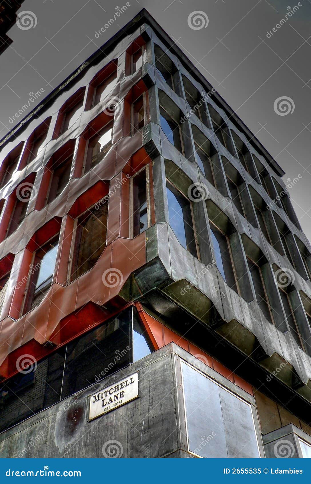 Dramatic building facade stock image. Image of mitchell - 2655535