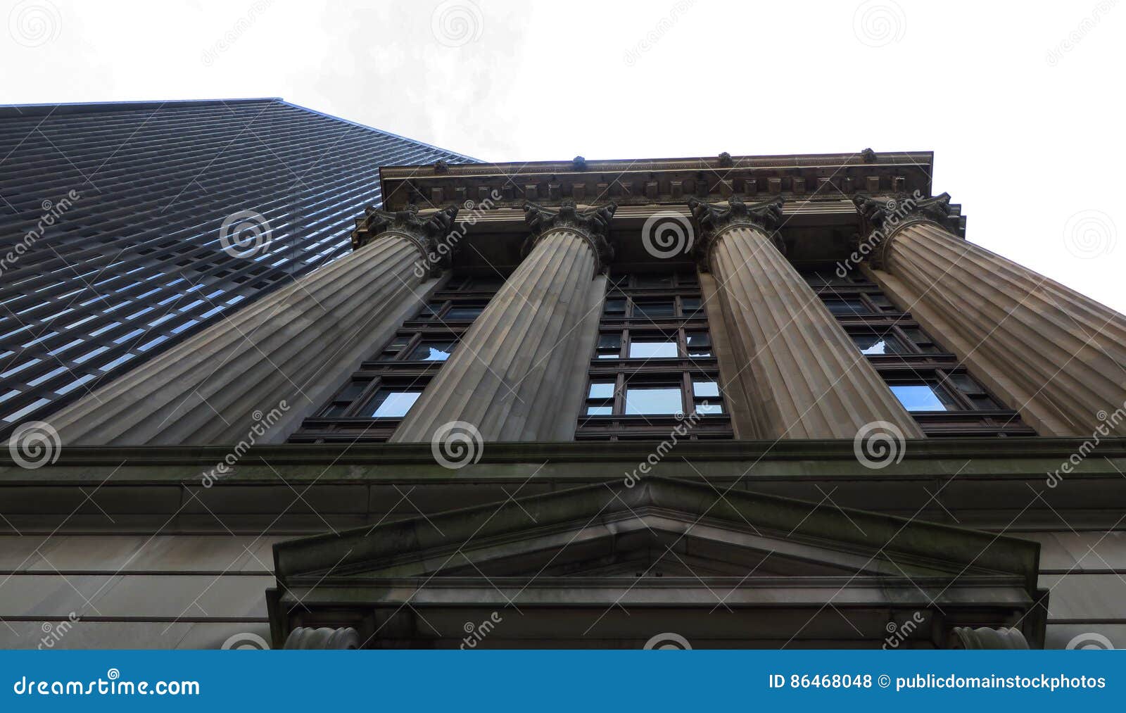 Dramatic Building Juxtaposition Picture. Image: 86468048