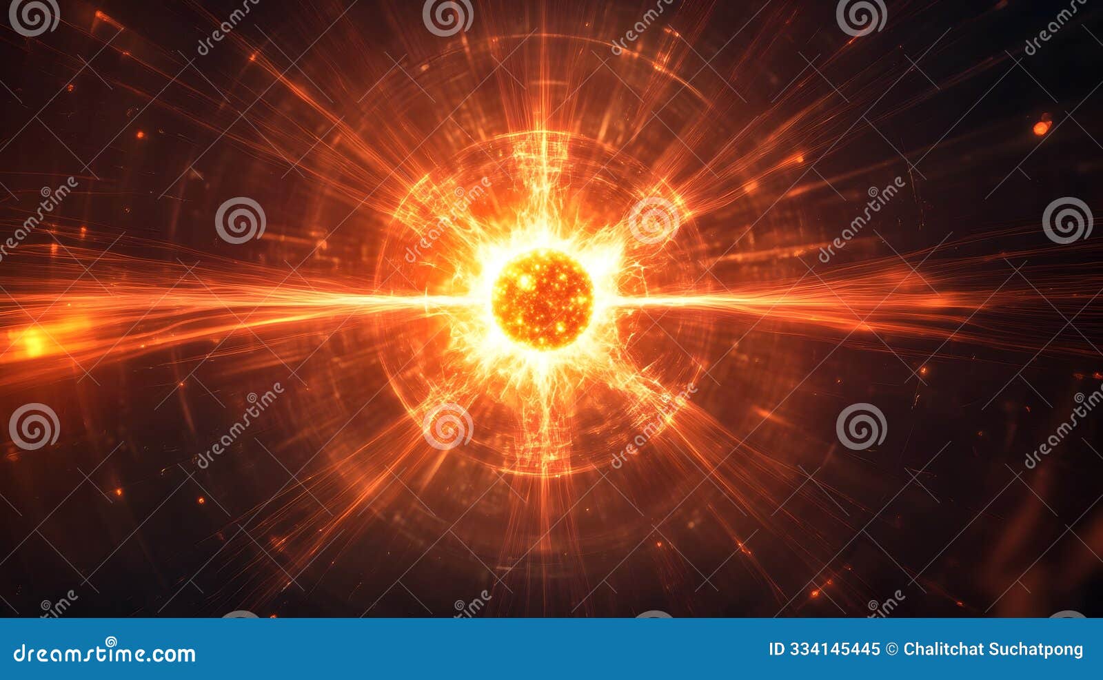 Dramatic Visual Representation of Nuclear Fission Explosion with ...