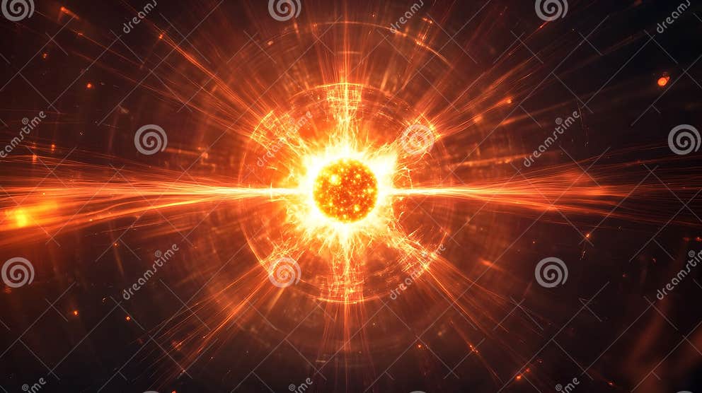 Dramatic Visual Representation of Nuclear Fission Explosion with ...