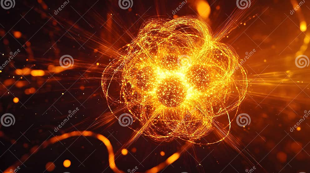Dramatic Visualization of Nuclear Fission Reaction and Atomic Particle ...