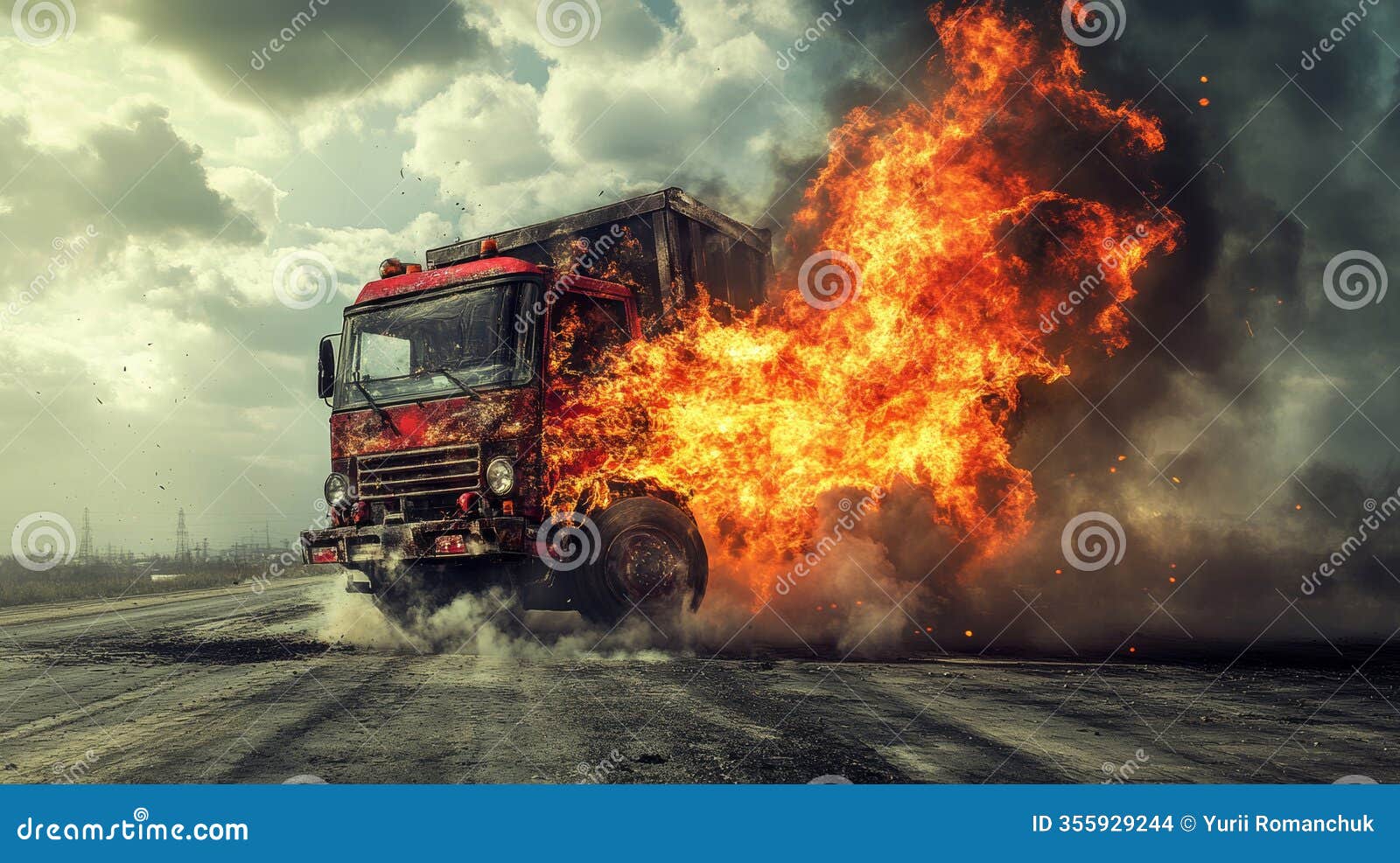 Dramatic Cargo Fire Truck Explosion a Stark Warning on Flame Dangers ...