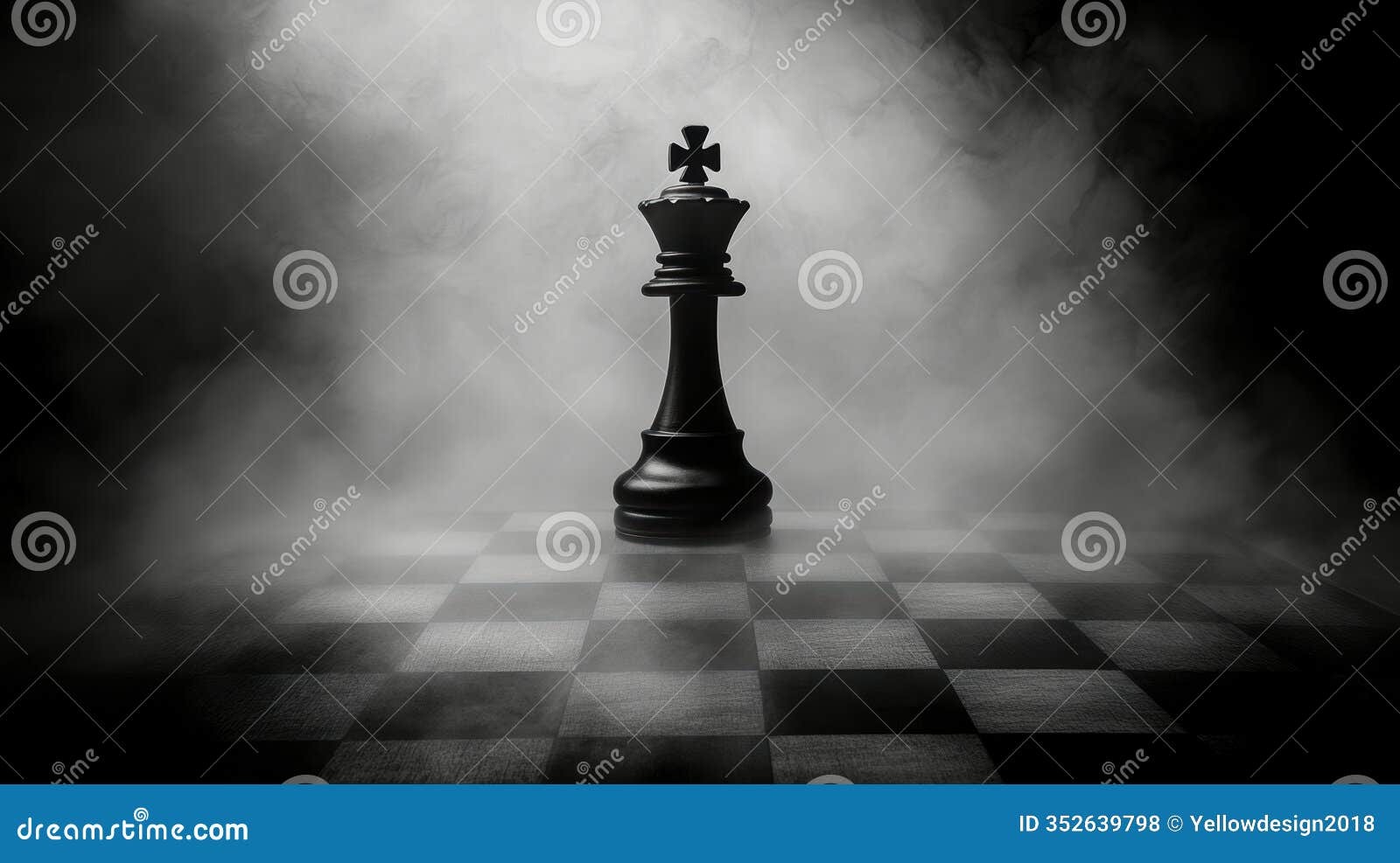 Masterful Chess Showdown With Gleaming Black And Gold Pieces On A ...