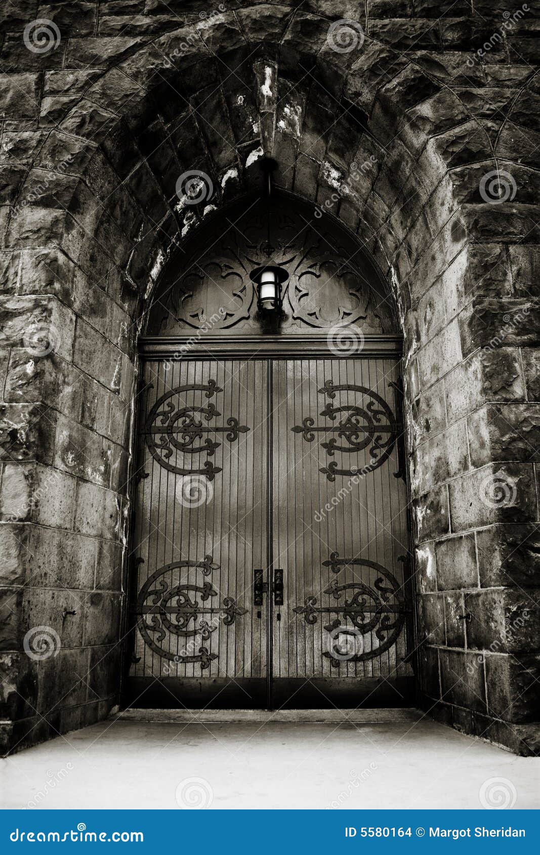 Dramatic Church Door stock photo. Image of black, historical - 5580164