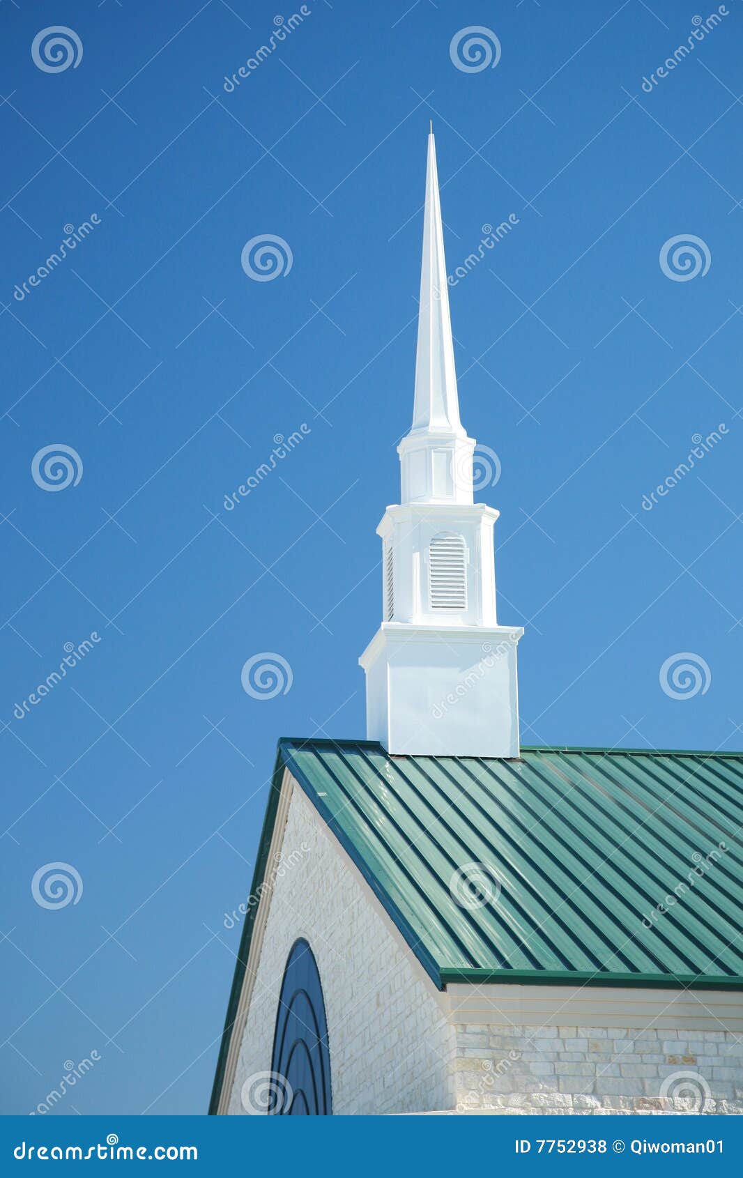 Dramatic Church Spire stock photo. Image of modern, christ - 7752938