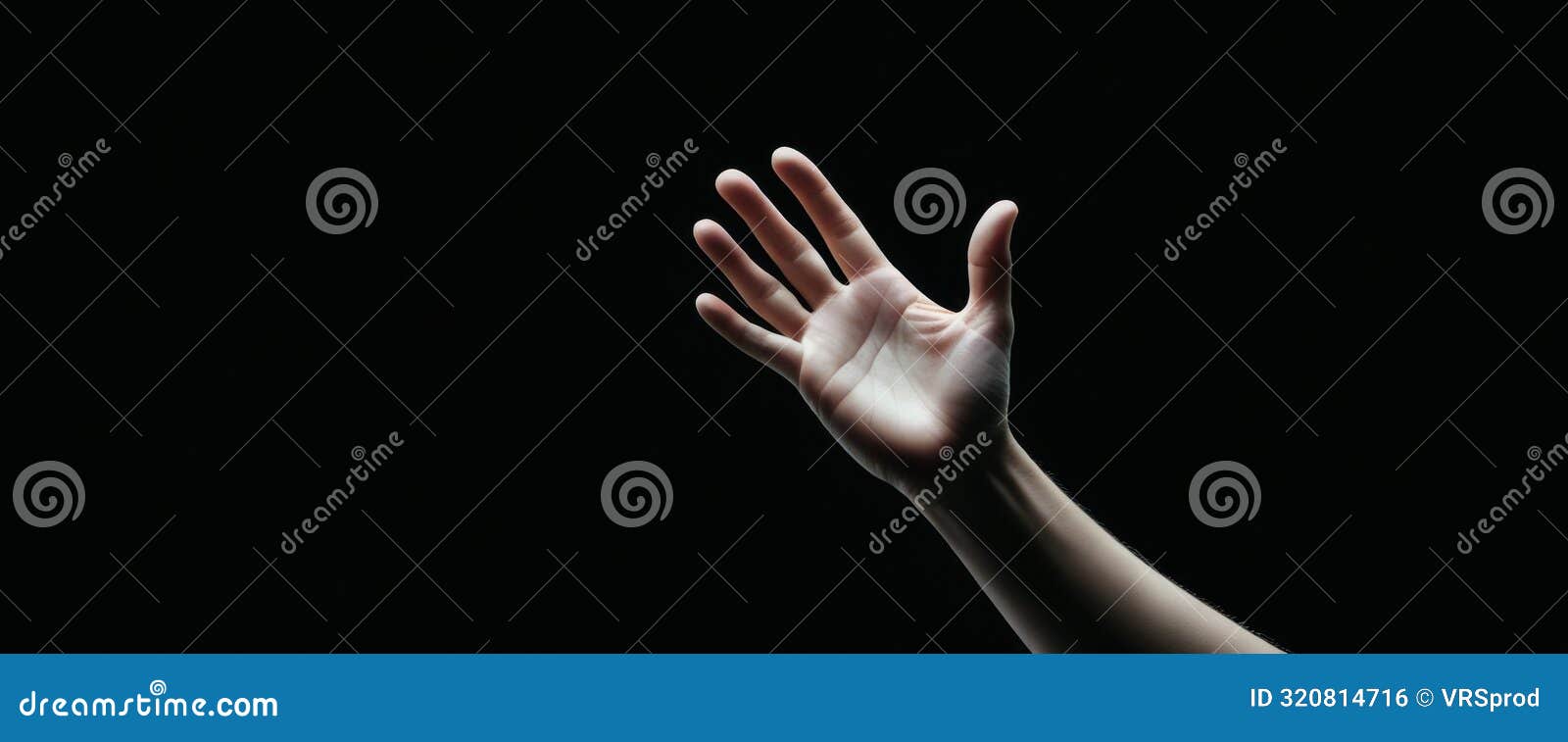 Close-up of Hand Reaching Out in Darkness Stock Photo - Image of ...
