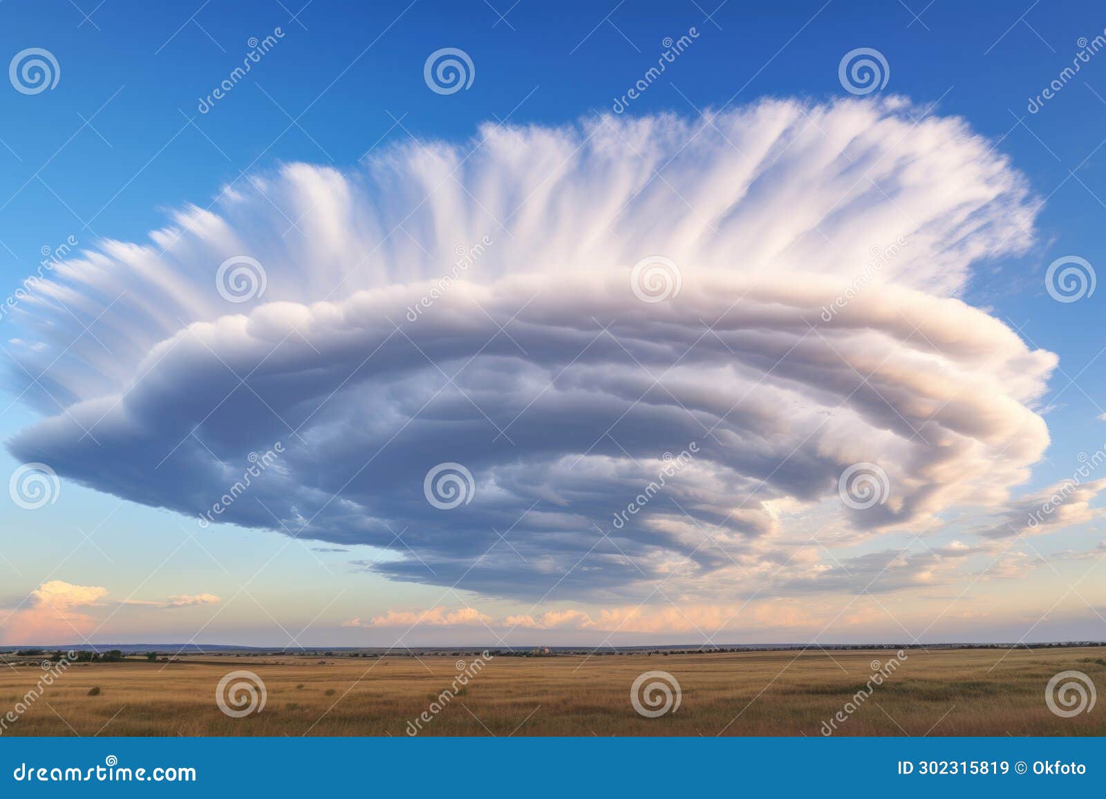 Dramatic Cloud Formations on a Blue Sky and Sunny Weather, Climate ...