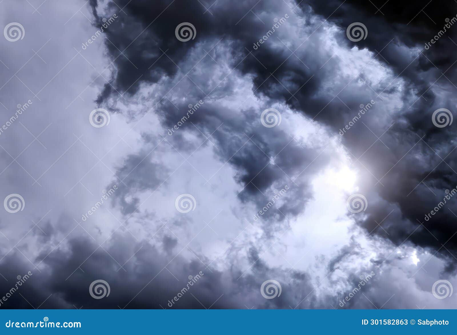 Dramatic Clouds Background stock image. Image of stormy - 301582863