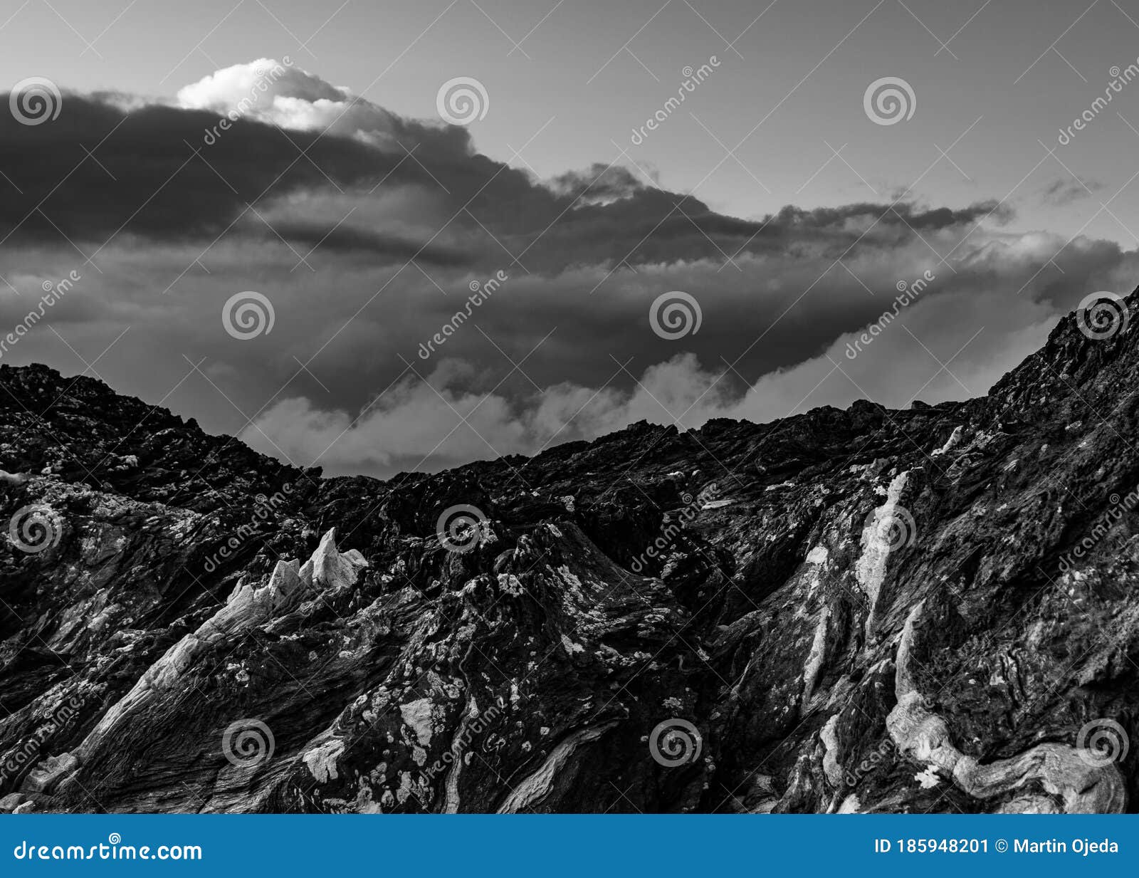 Dramatic Cloud with Shaped Cliffs Stock Image - Image of europe, coast ...