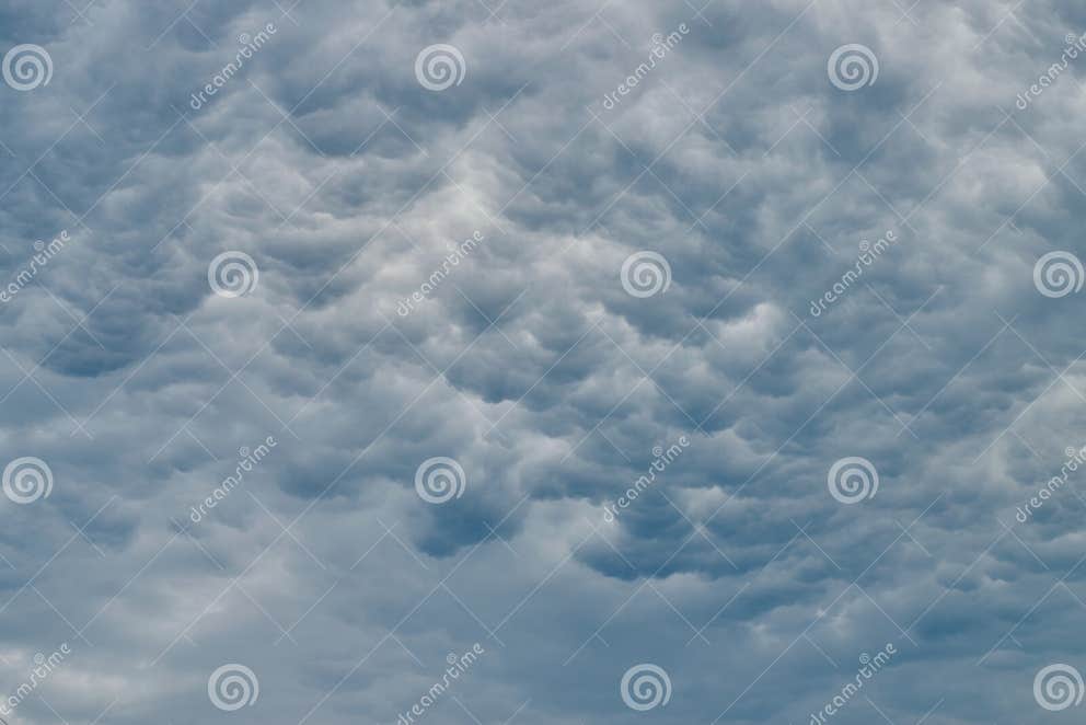 Dramatic Clouds that Look Like Storm Waves in the Ocean Stock Image ...